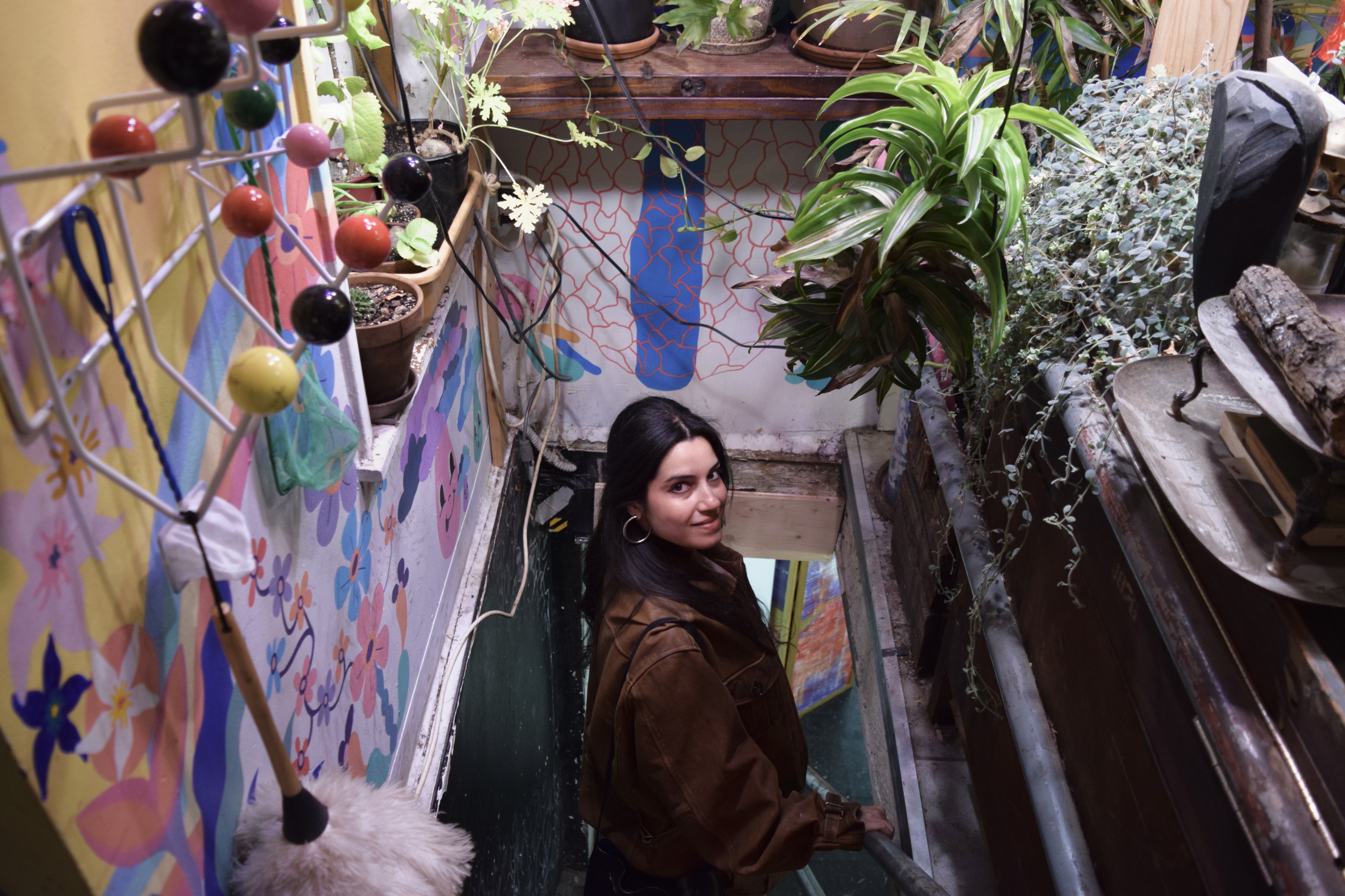 Hana Maatouk, GS ’24, archives her memories in paintings