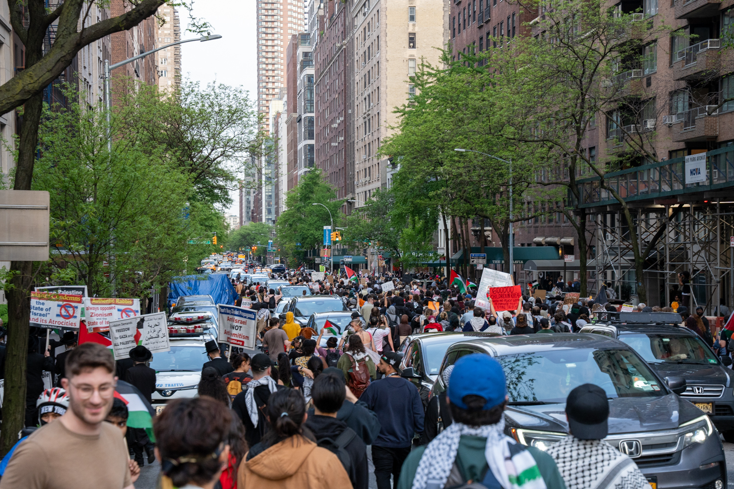 Columbia students merge with hundreds for ‘Citywide Day of Rage for Gaza’