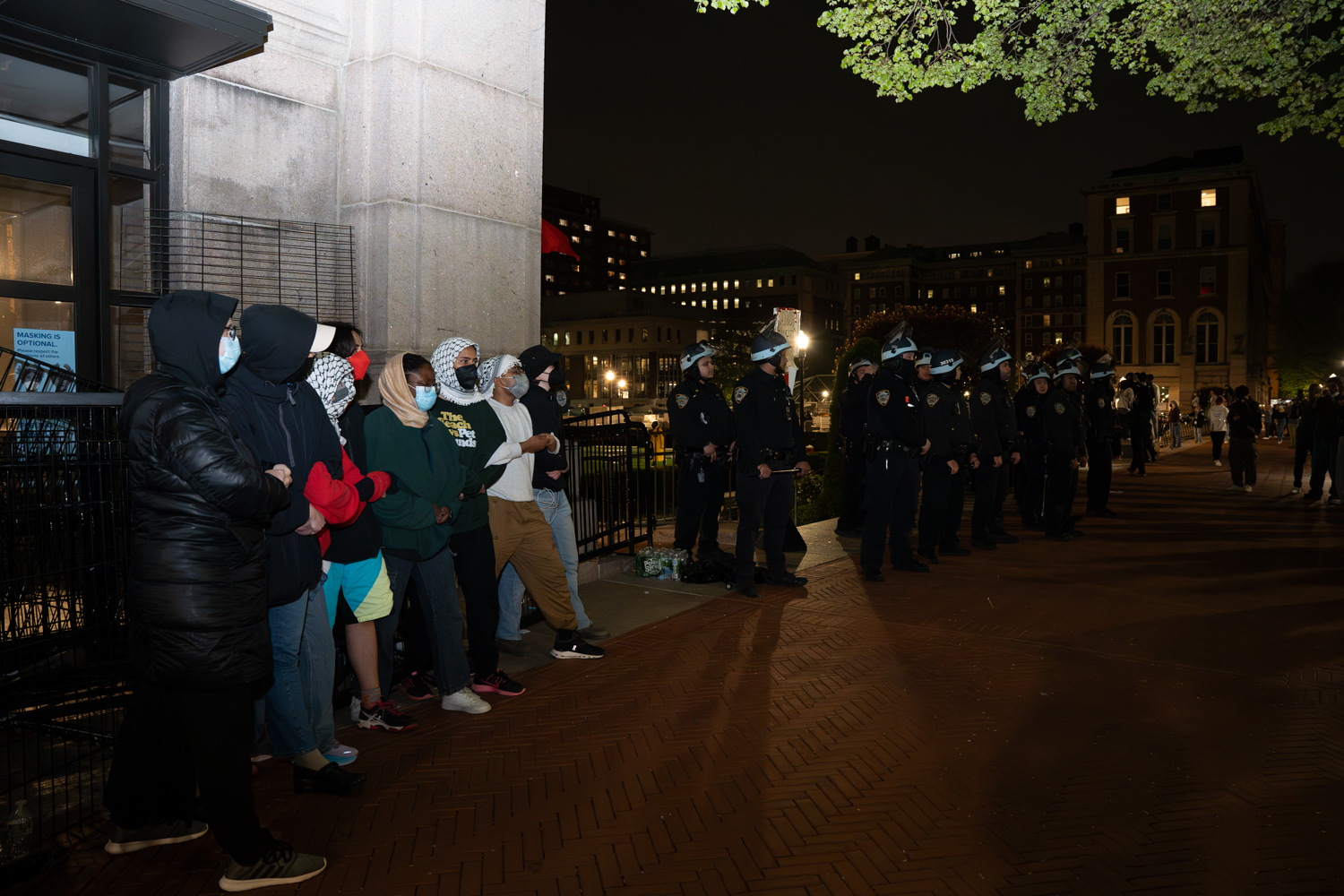 In Focus: 56 Years later, NYPD sweeps Hamilton Hall again