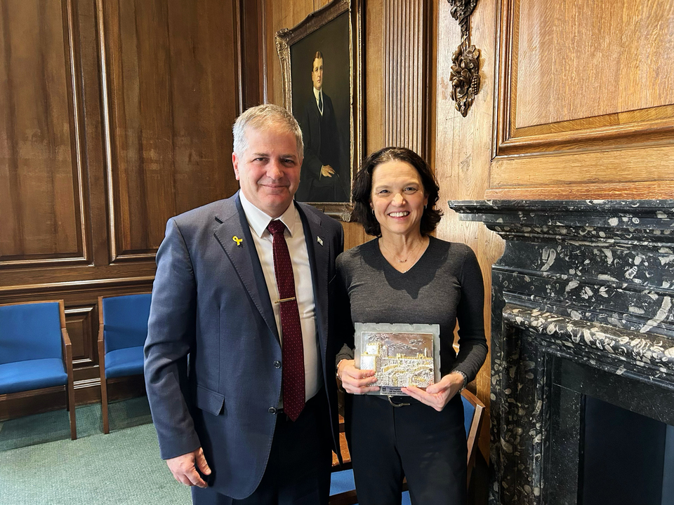 Armstrong, Olinto meet with Israeli Minister of Education Yoav Kisch