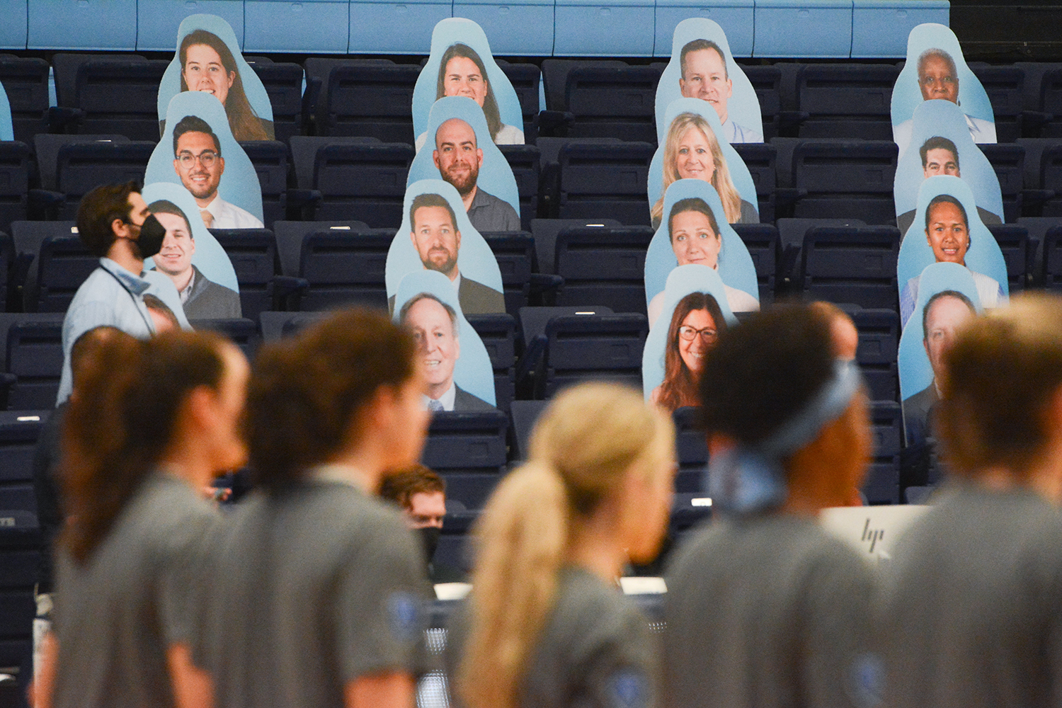 In Focus: Fake fans in the stands