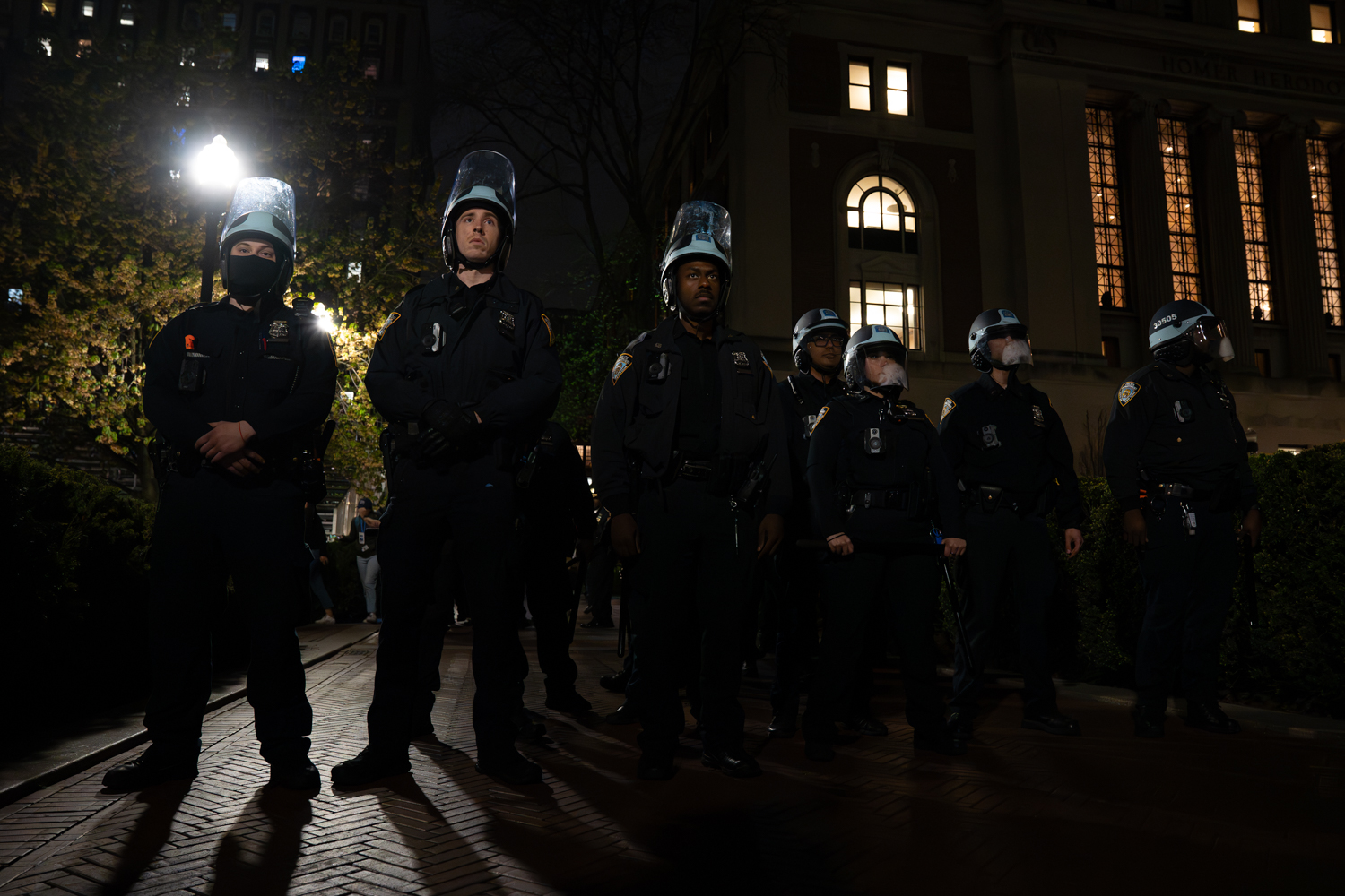 In Focus: 56 Years later, NYPD sweeps Hamilton Hall again