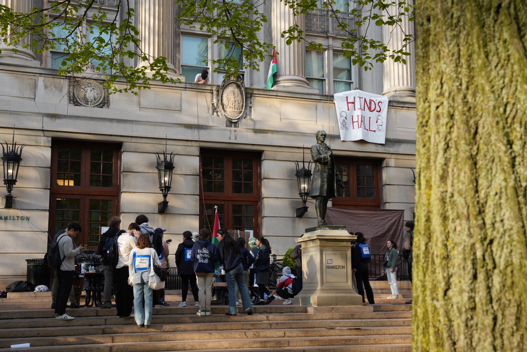 Adams criticizes Hamilton Hall occupation, says NYPD is in ‘constant ...