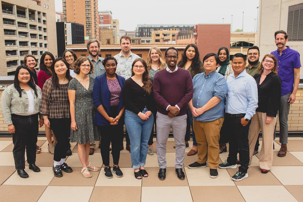 Mukhtar Ibrahim, who founded the Sahan Journal in St. Paul, announces ...