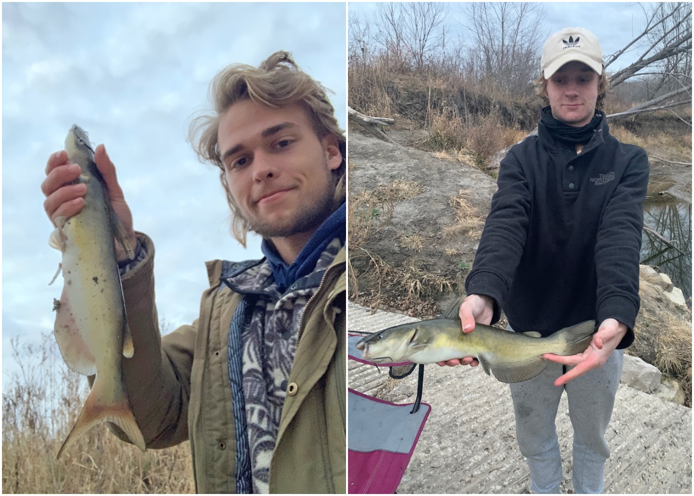 Pair out to catch all 50 state fish make quick work of channel cats ...