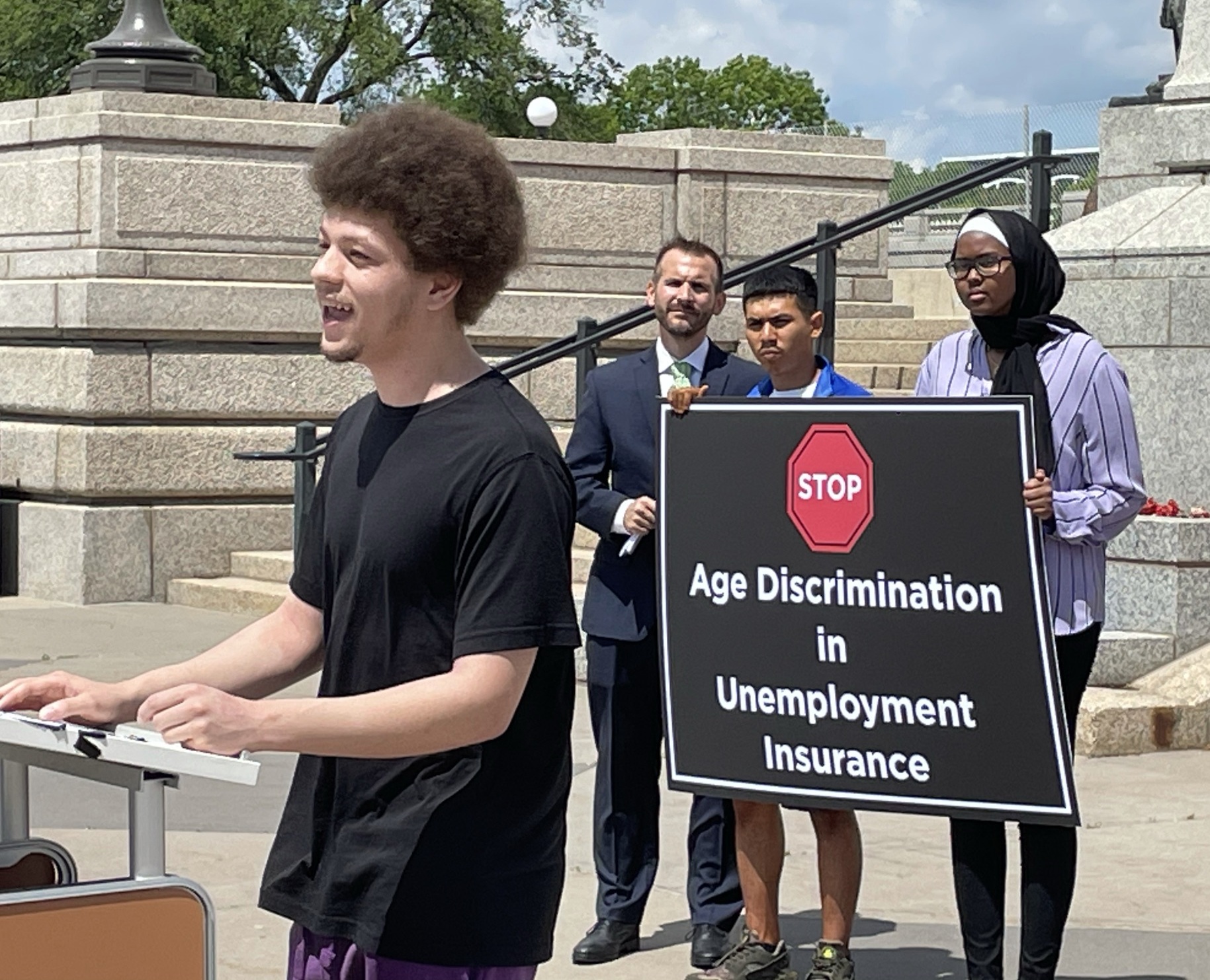 Teenager fights ageist unemployment laws and starts nonprofit tapping ...