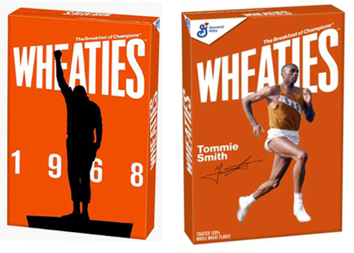 New Wheaties box honors 1968 Olympian who made Black Power salute from ...