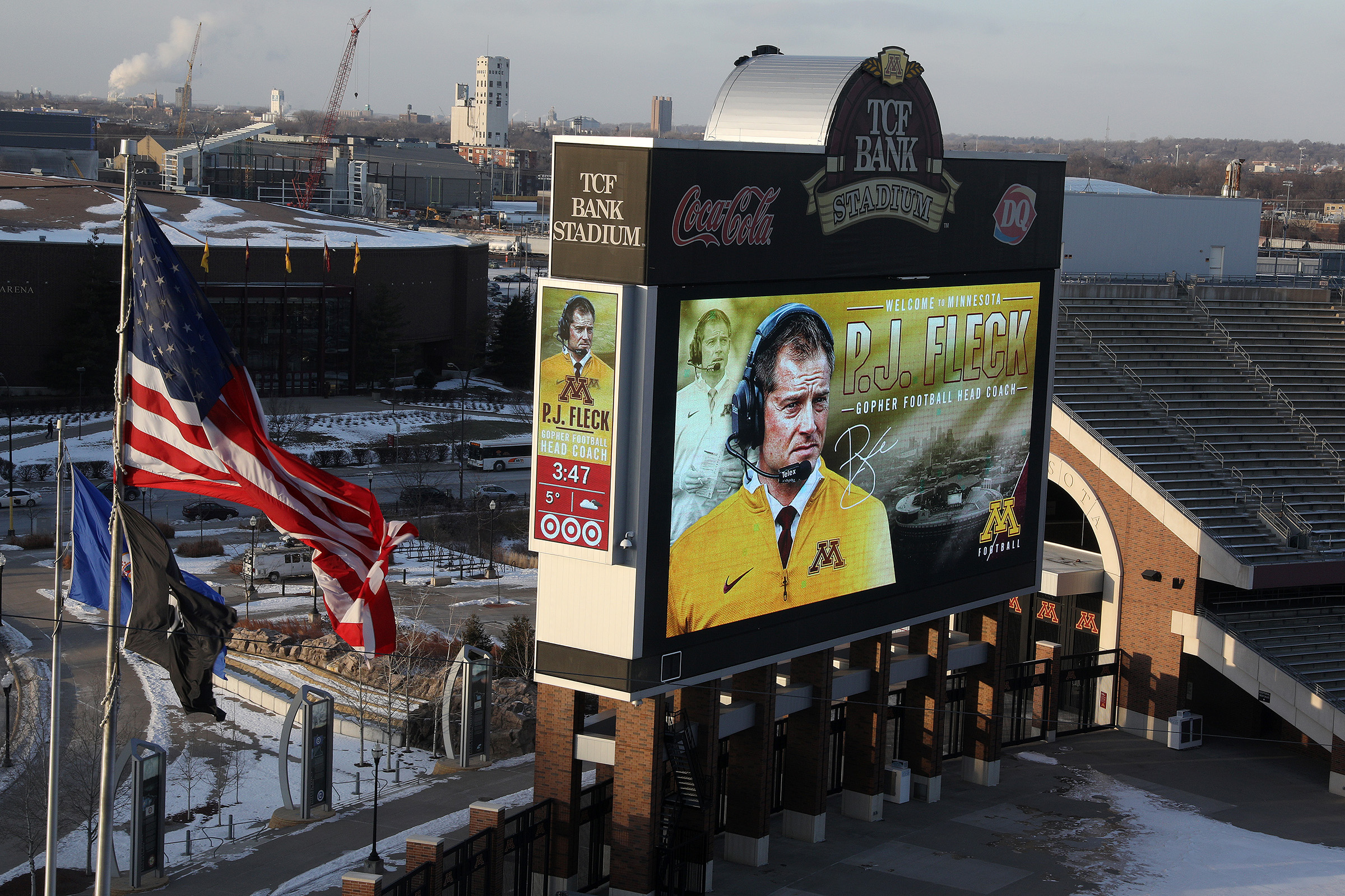 Gophers seek approval for new $5.7 million football scoreboard, pending ...
