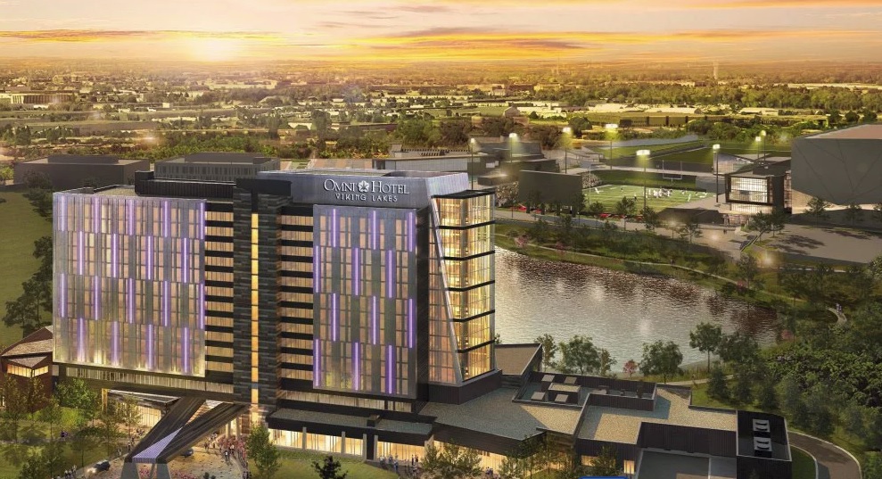 Next project emerges at Vikings complex in Eagan: Omni hotel that opens ...