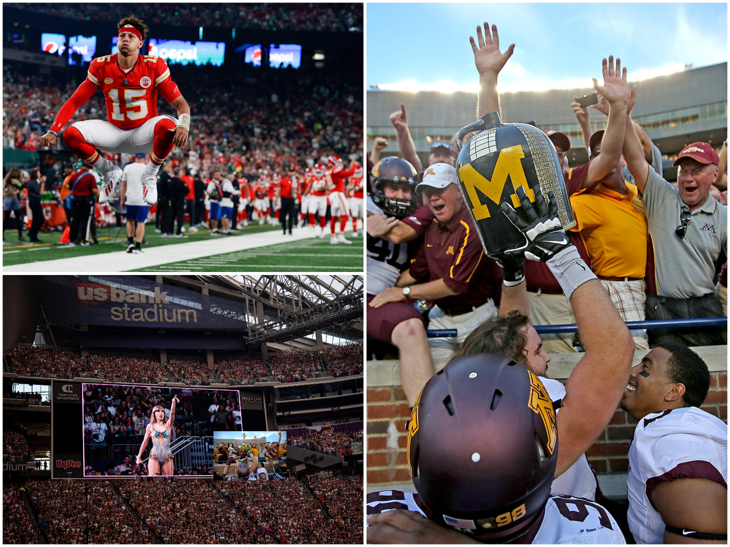 Wild weekend for Minnesota football fans: Michigan, Mahomes and more