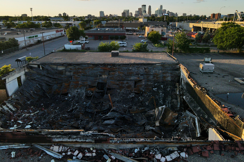 Post office burned during riots reopens in Minneapolis