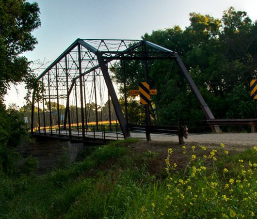 Historic one-lane bridge gets new life
