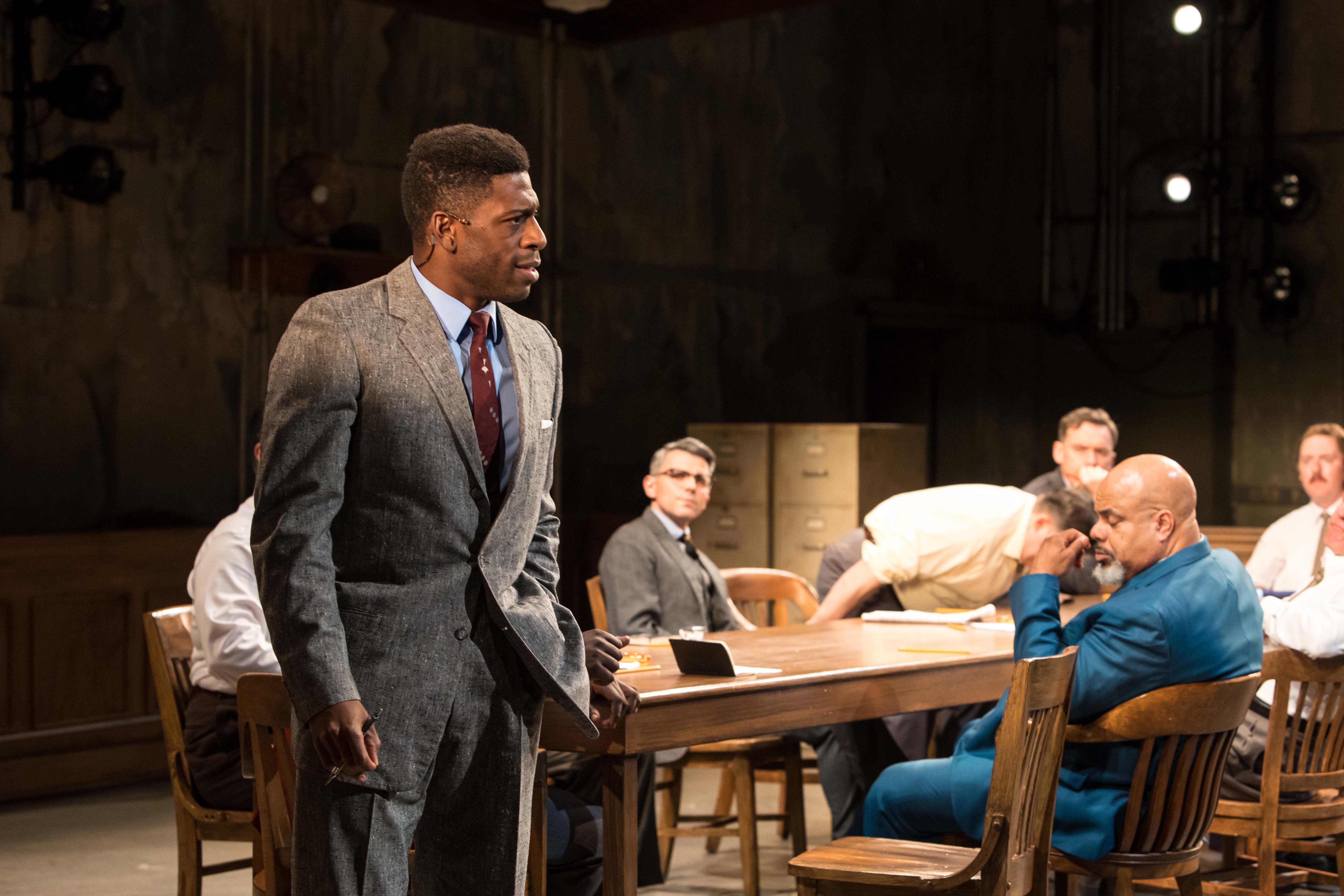 Review: Swinging, must-see musical 'Twelve Angry Men' makes a nearly ...
