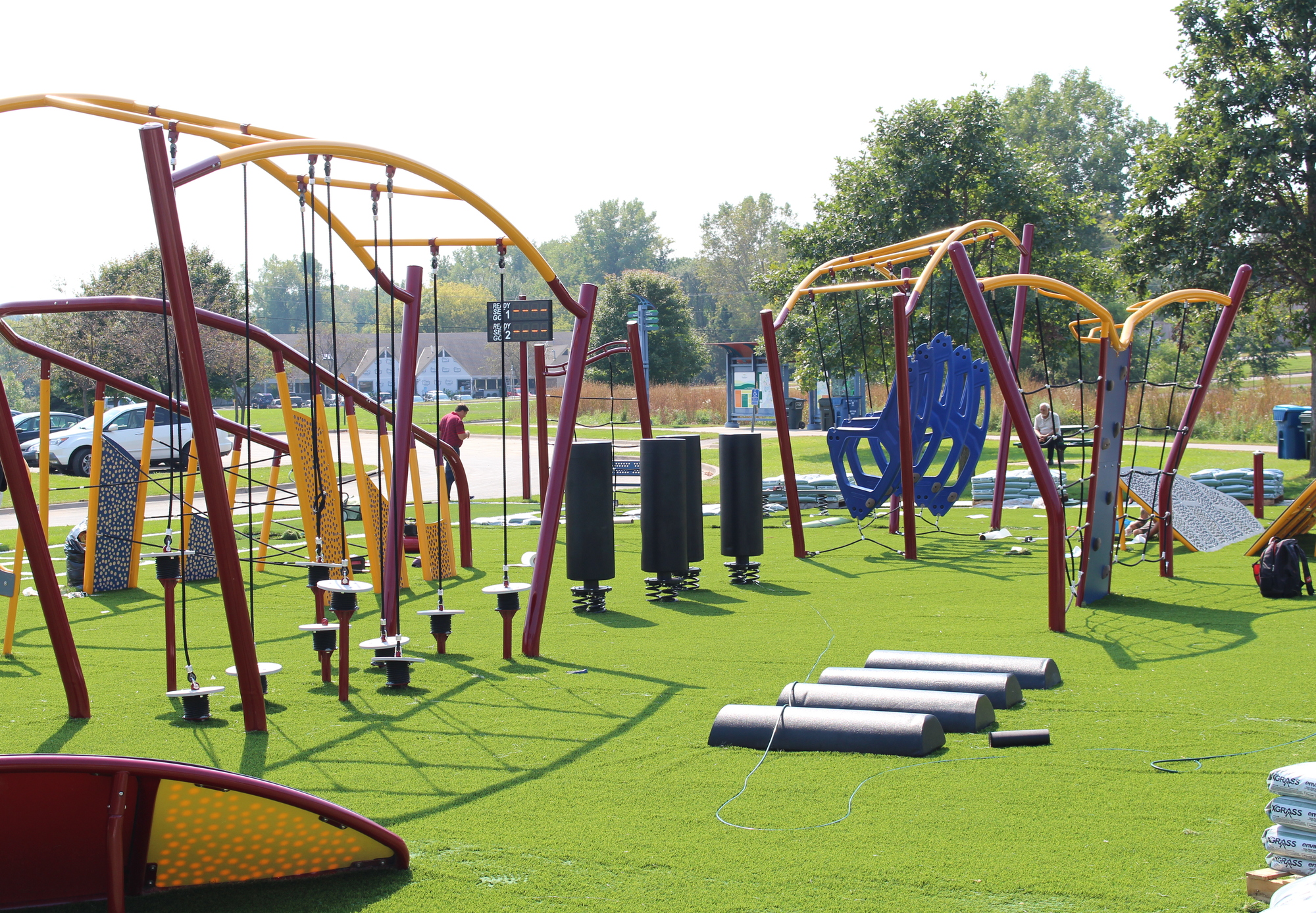 Golden Valley debuts Minnesota's first playground 'challenge course'