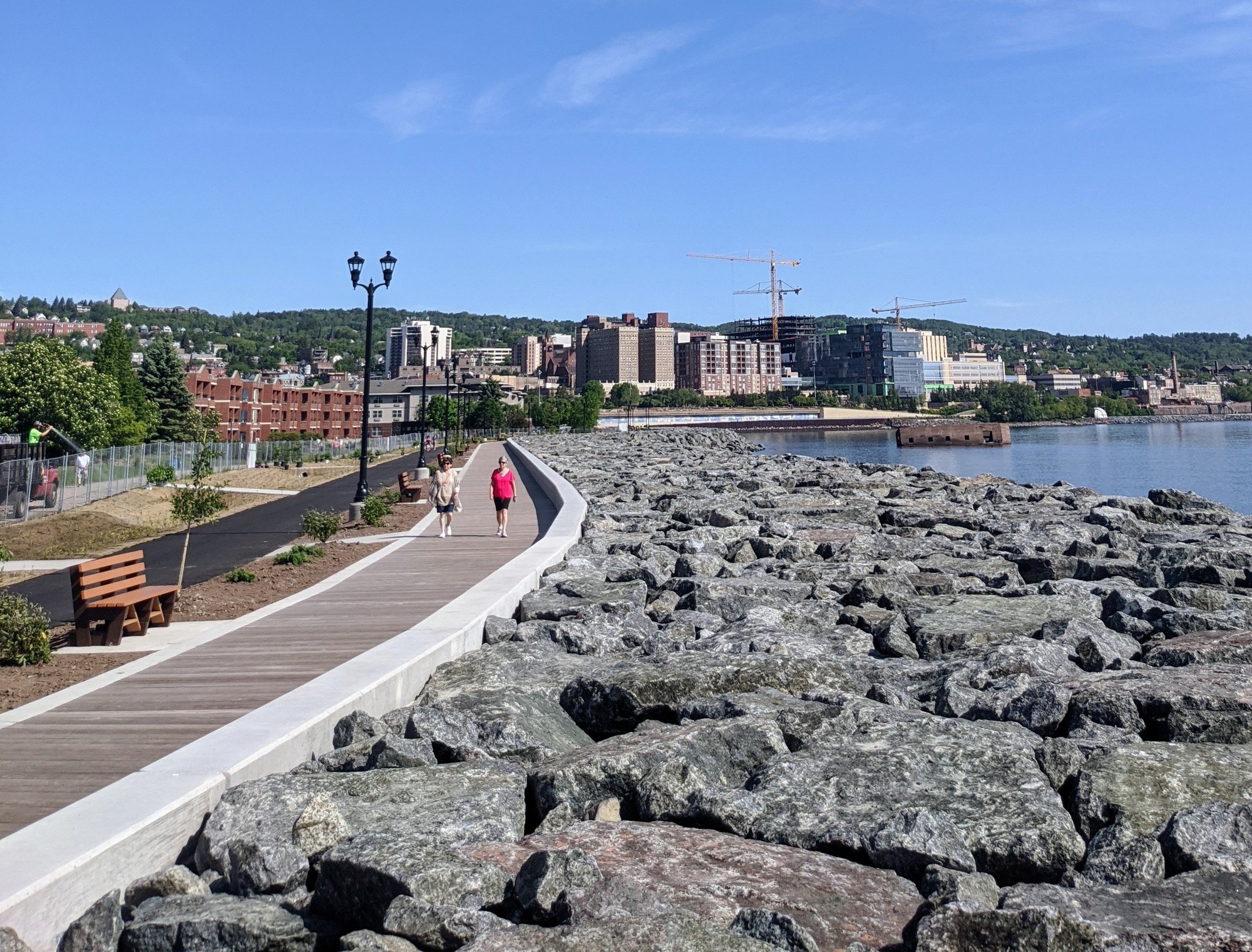 Duluth reopens Lakewalk in Canal Park, and it's megastorm-ready