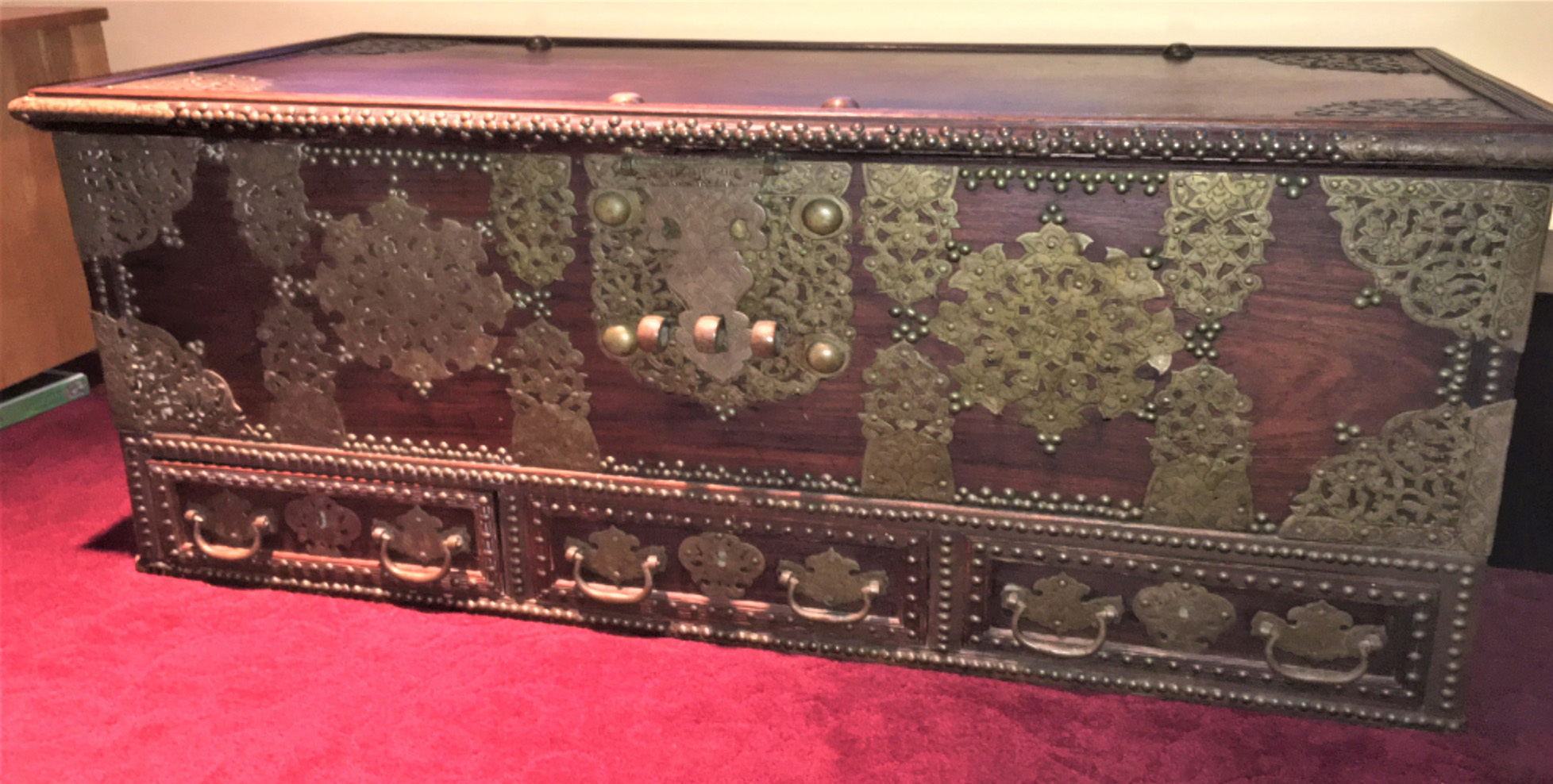 'Arab chest' was likely made in India to hold dowry