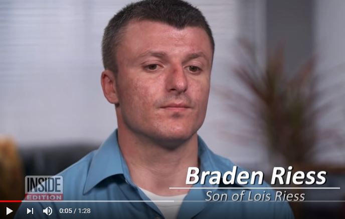 Lois Riess' son goes public: 'She literally snapped'