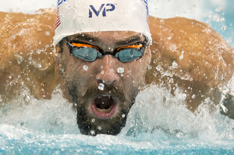 Swimmer Michael Phelps: Back from the depths, back in the pool