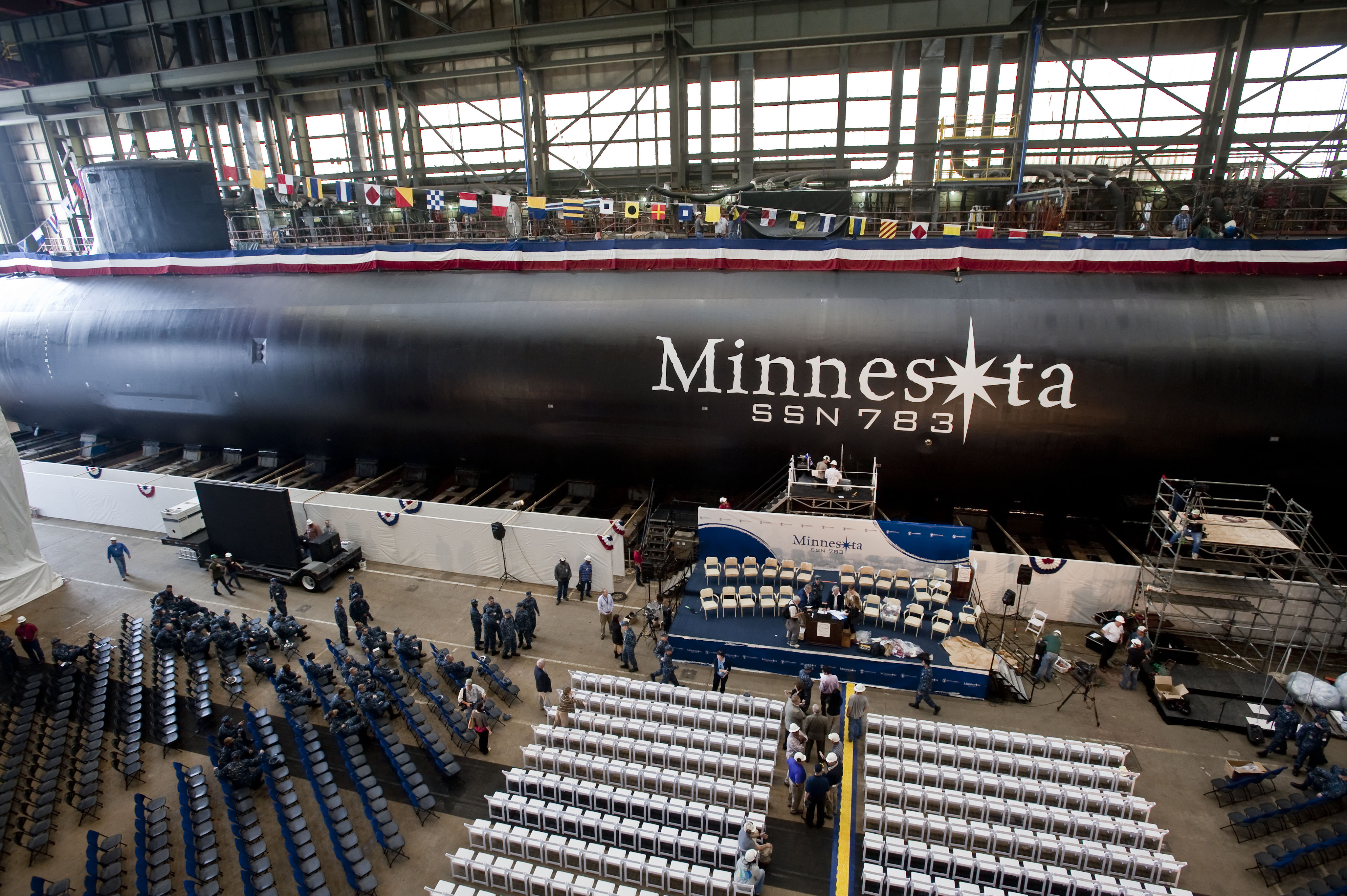 USS Minnesota will be christened Saturday