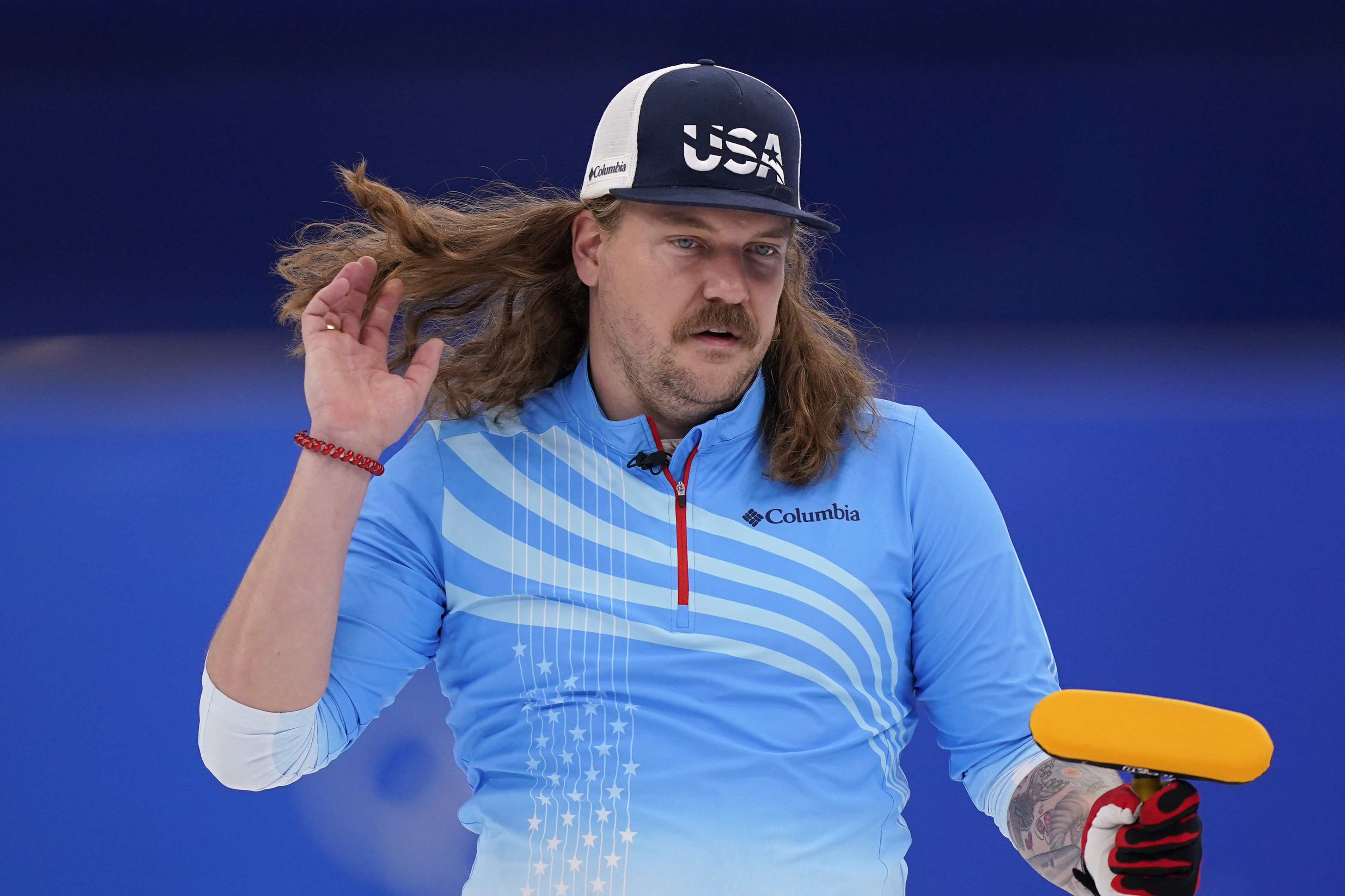 Curler Matt Hamilton will have his gold medal quality hair cut next ...
