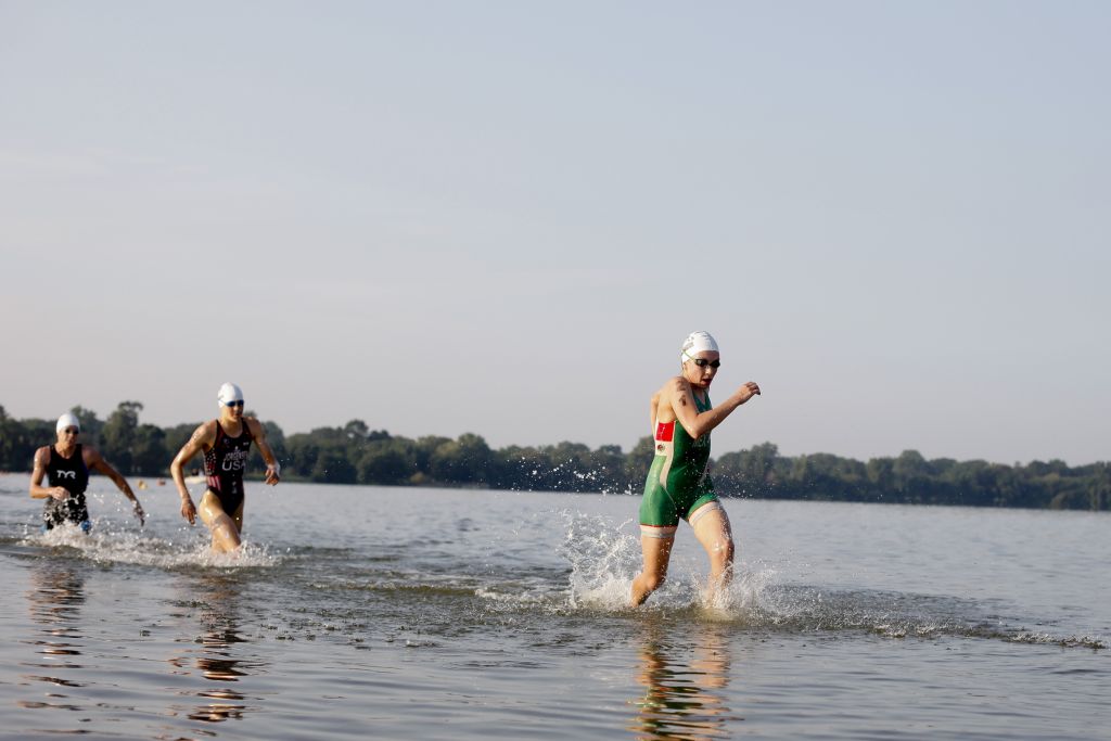 Getting into the water brings sinking feeling