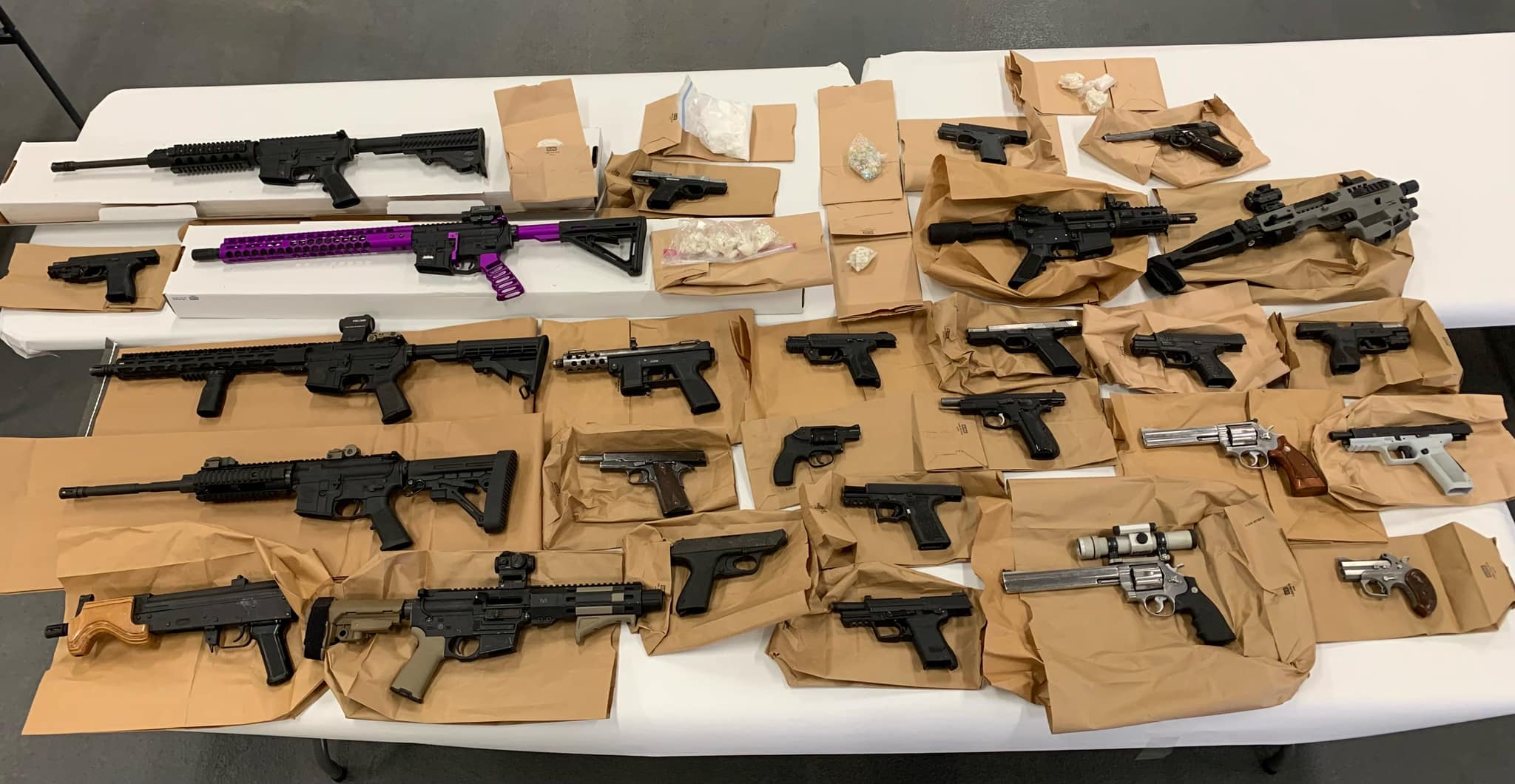 Sheriff's Office seizes 24 illegal guns in Brooklyn Park warrant