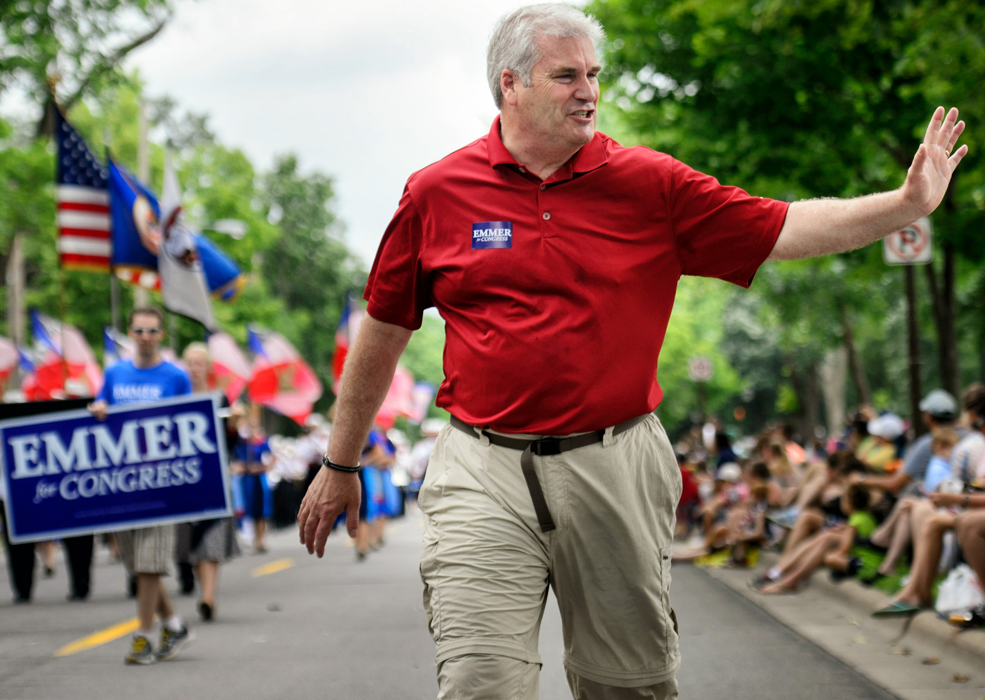 Tom Emmer has toned down his Tea Party message