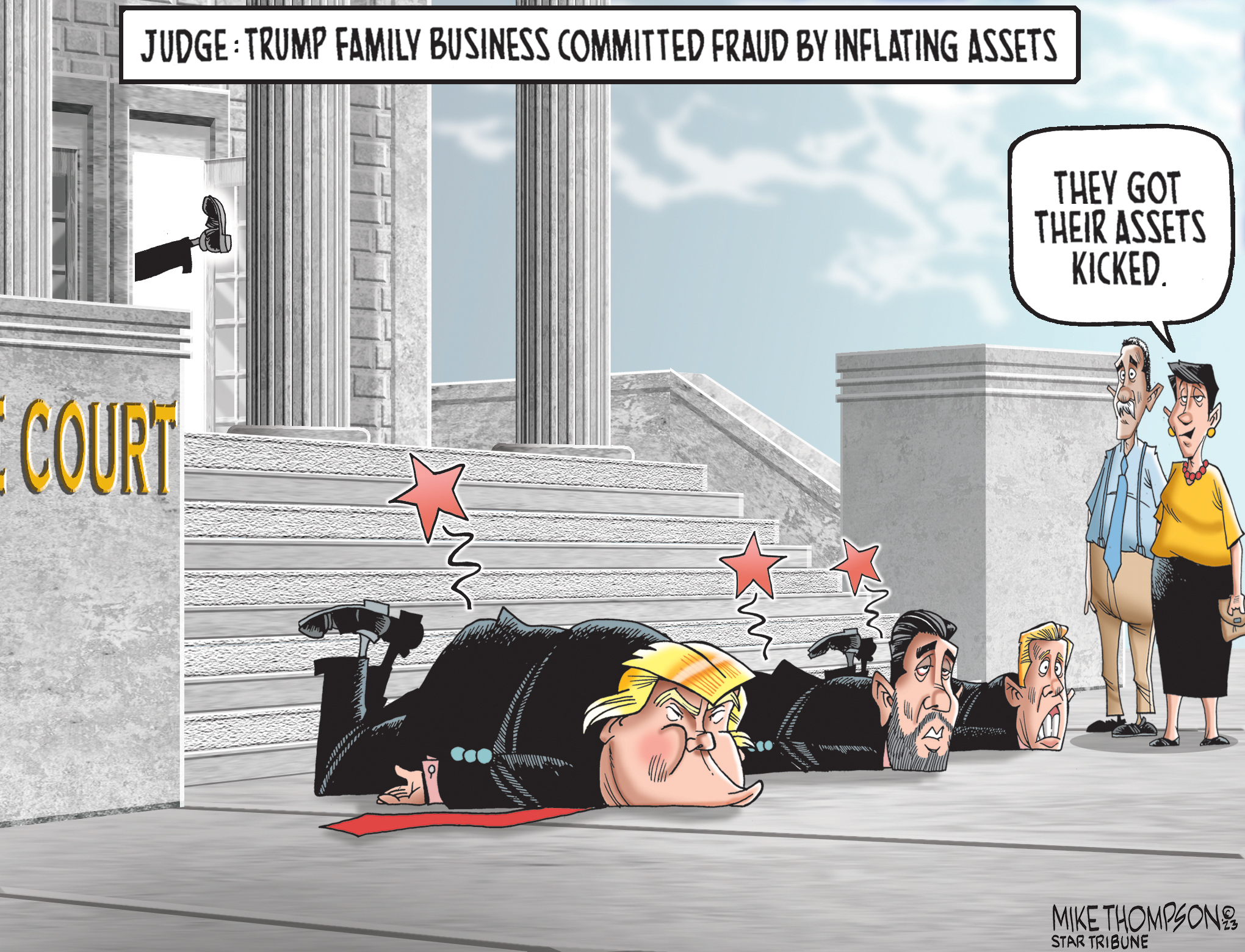 Mike Thompson: Trump Organization found liable for fraud