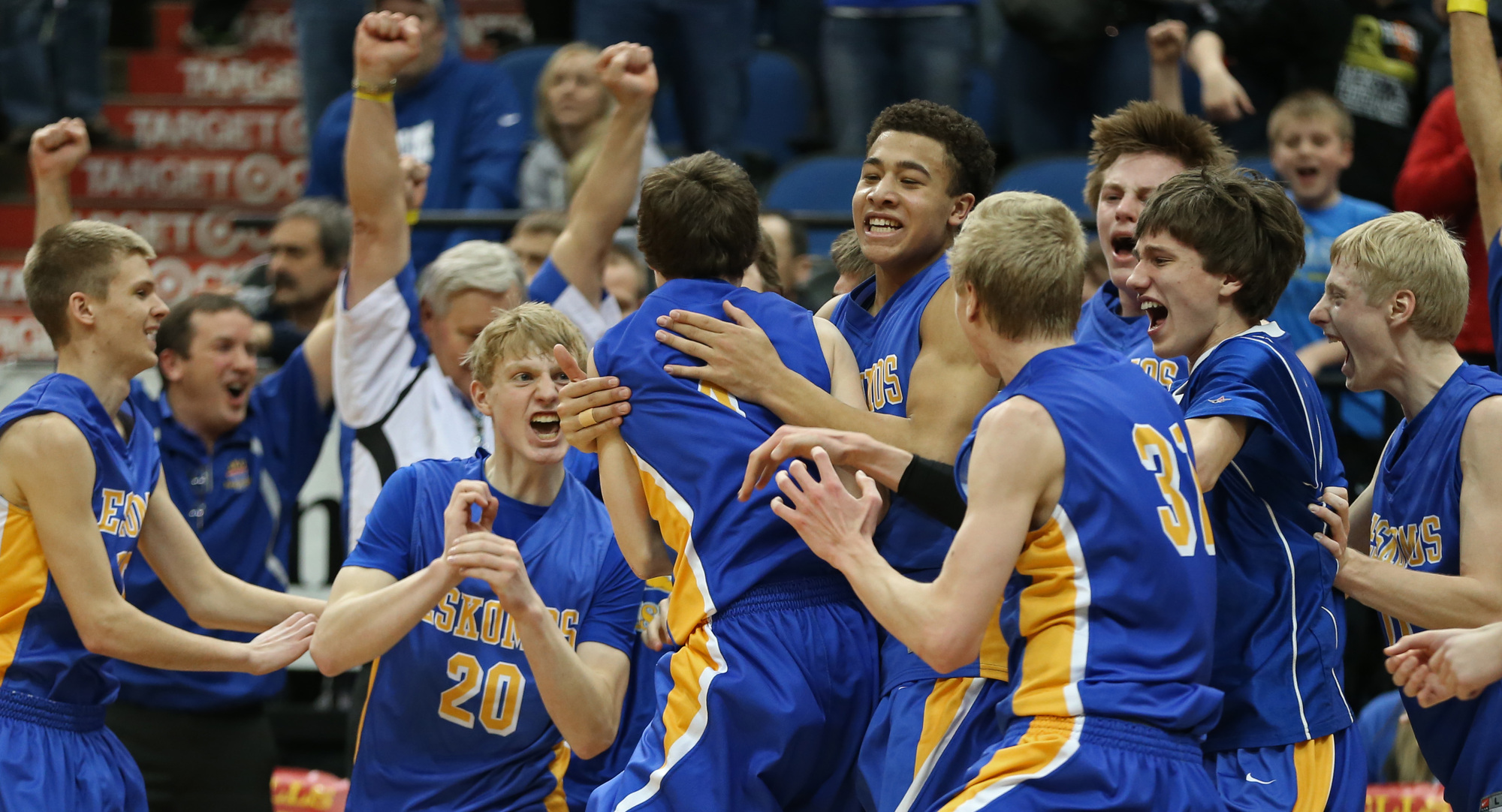 Esko boys win school's first basketball title