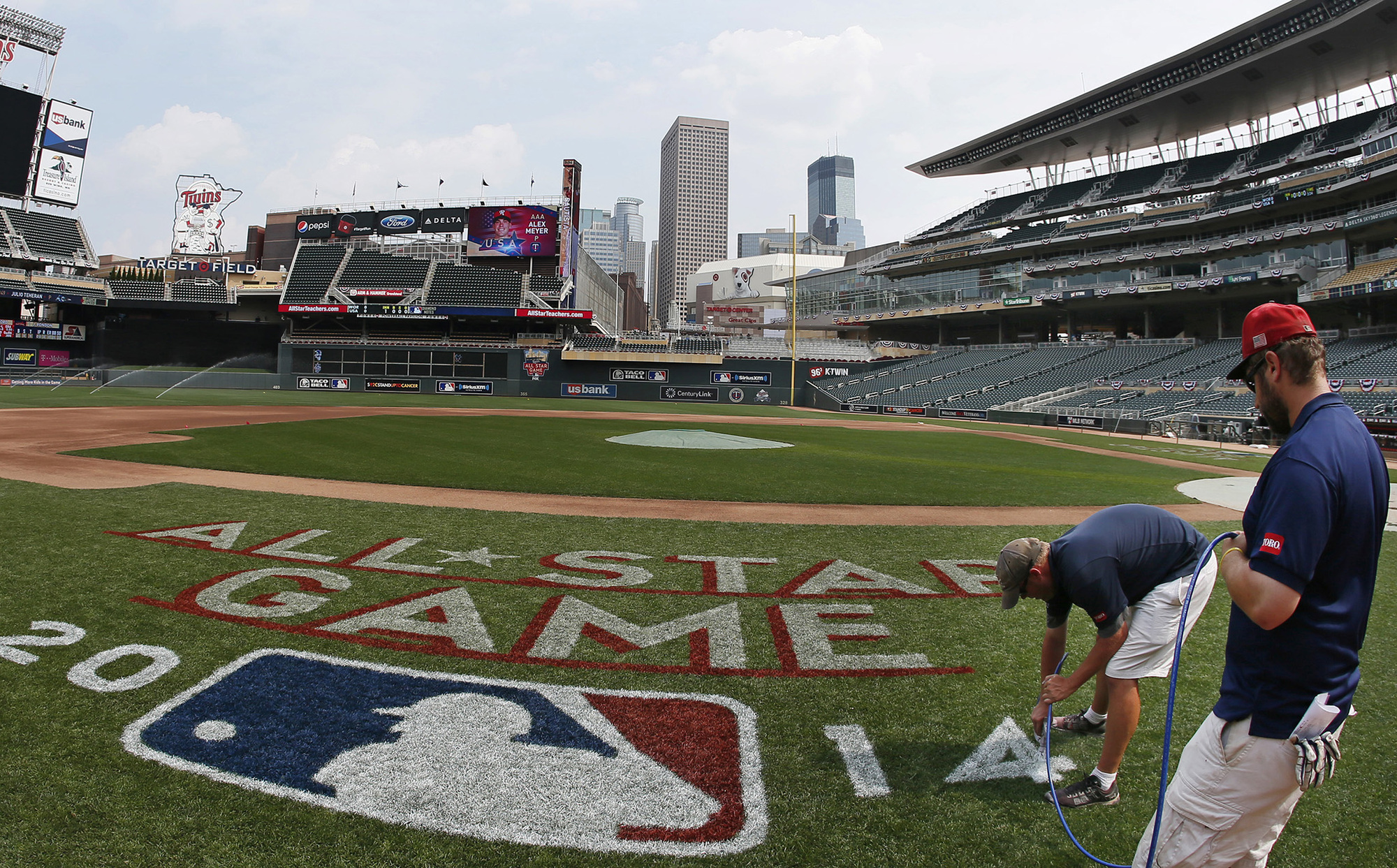 The Home Run Derby winner could be ... Target Field