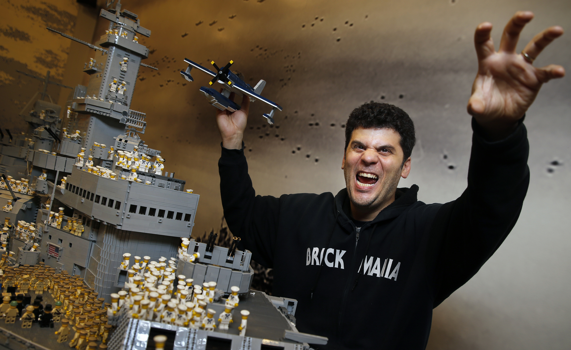 Brickmania 'commander in chief' designs Lego military kits in Minneapolis