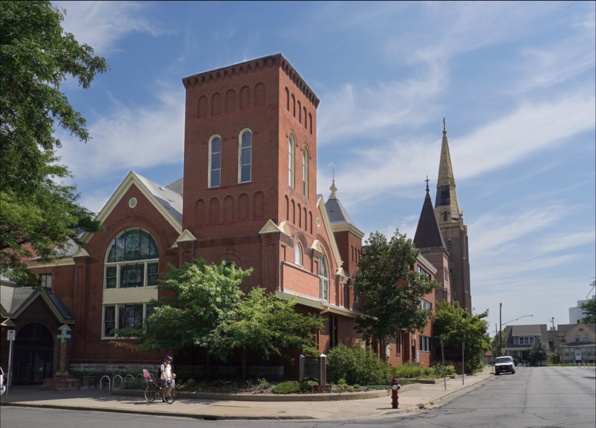A Minneapolis block may hold a world record for churches