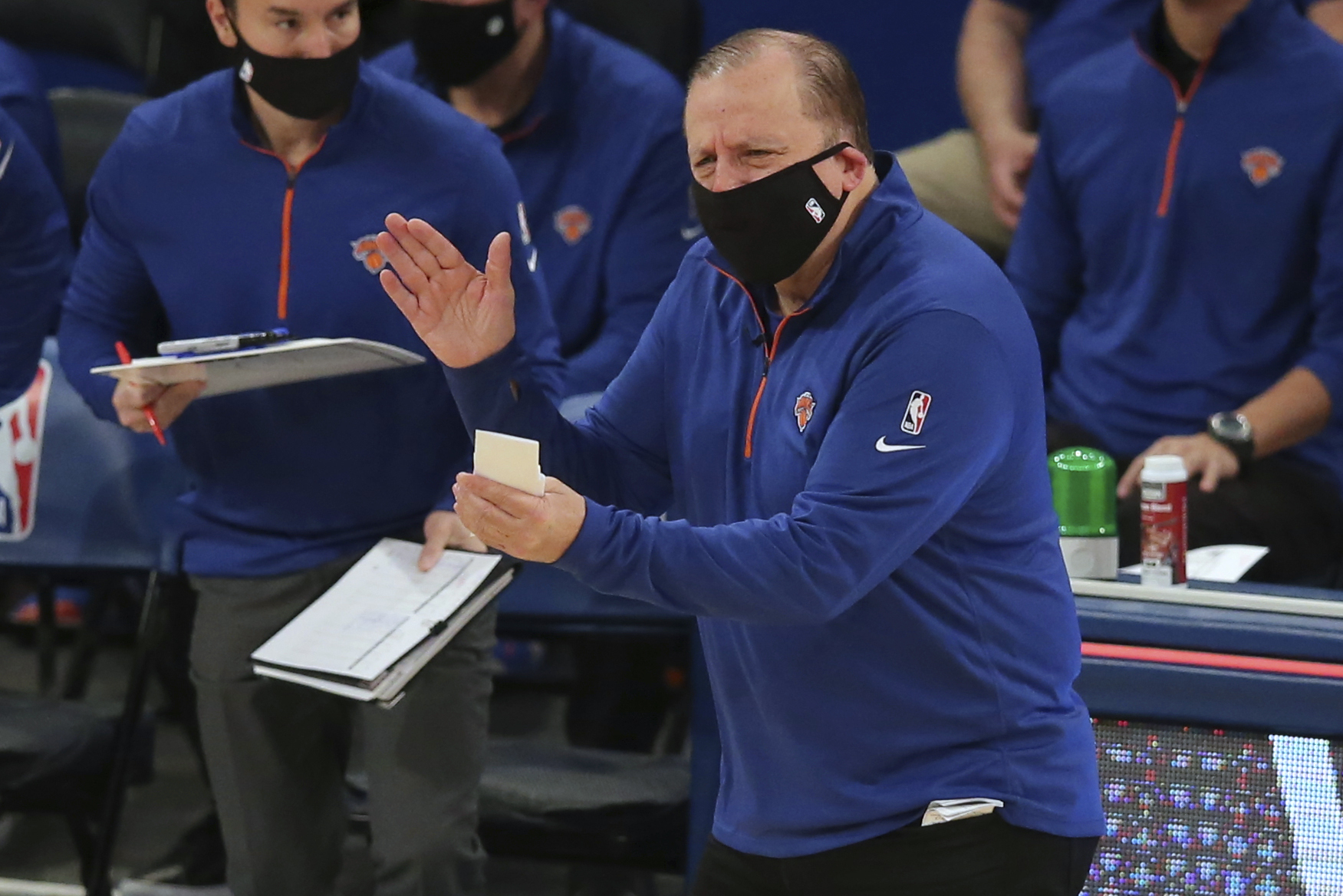 Former Timberwolves coach Tom Thibodeau is doing his thing in New York