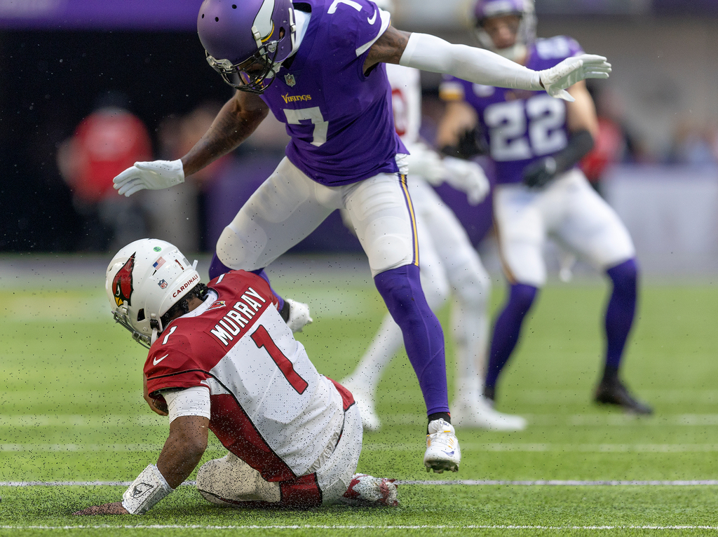 Vikings' Patrick Peterson mocks ex-teammate Kyler Murray twice on Sunday