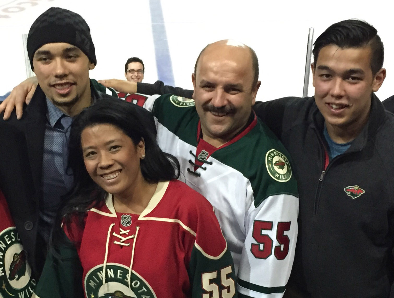 Parents come to watch Dumba's growth spurt with Wild