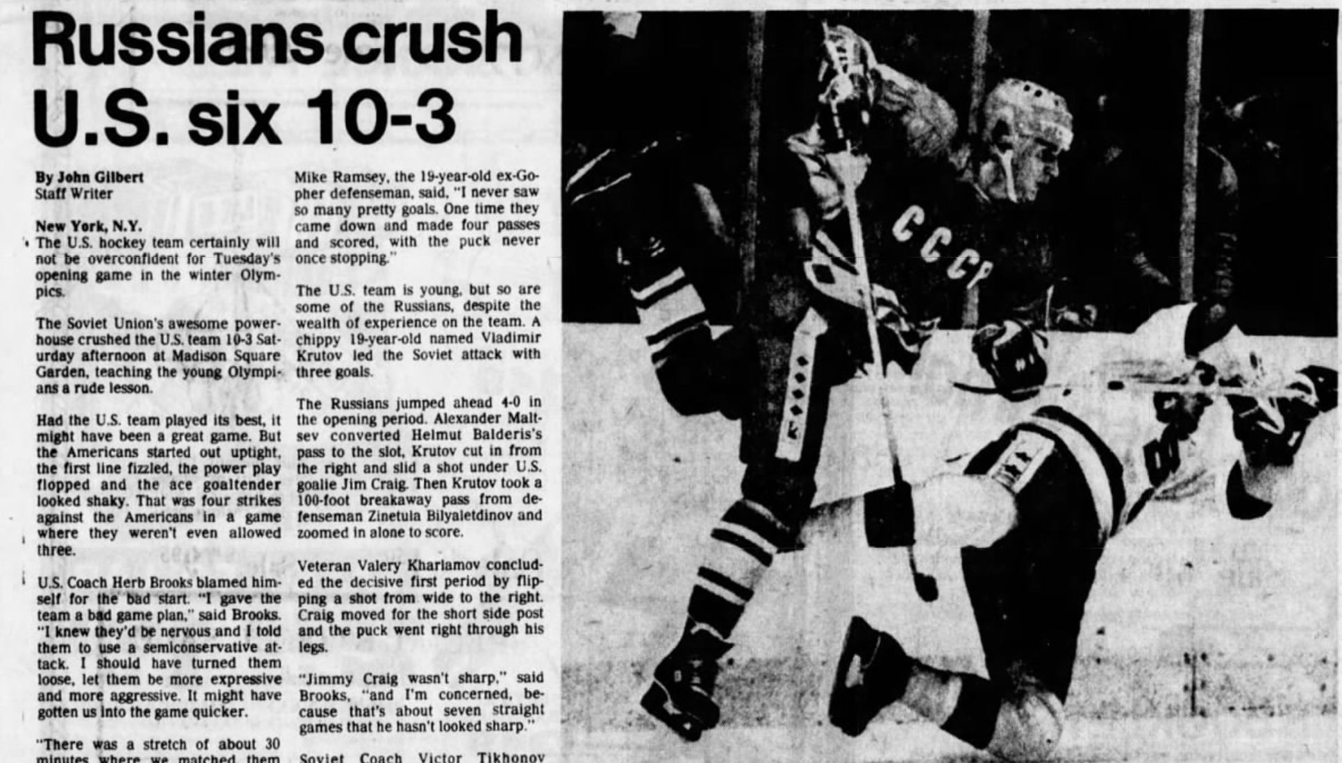 Olympic Hockey Team 1980 Headlines Miracle On Ice 42 Years Later
