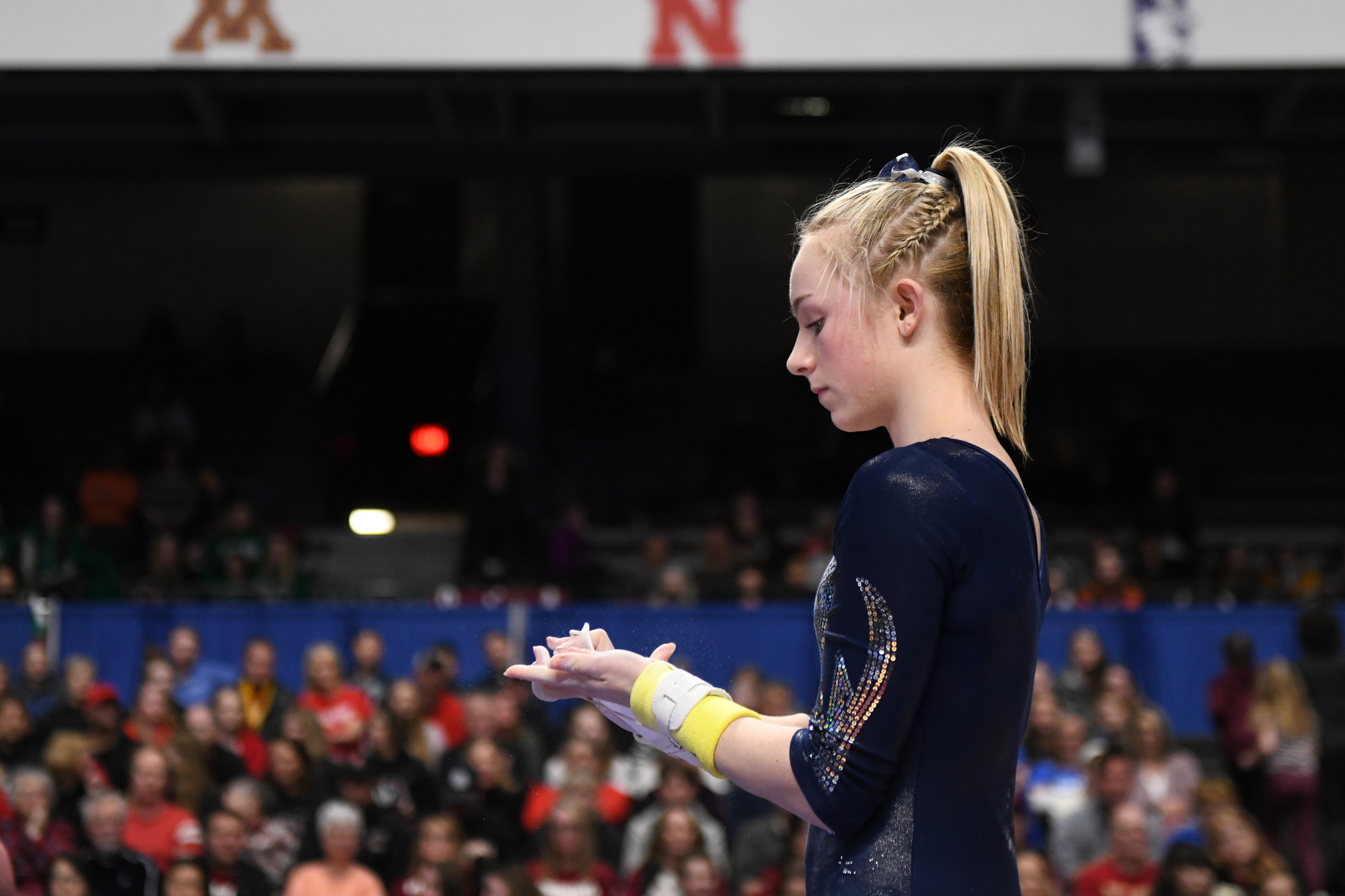 Three-time champion gymnast Chaney Neu recovering from knee surgery