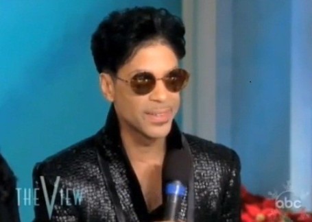Prince storms "The View"