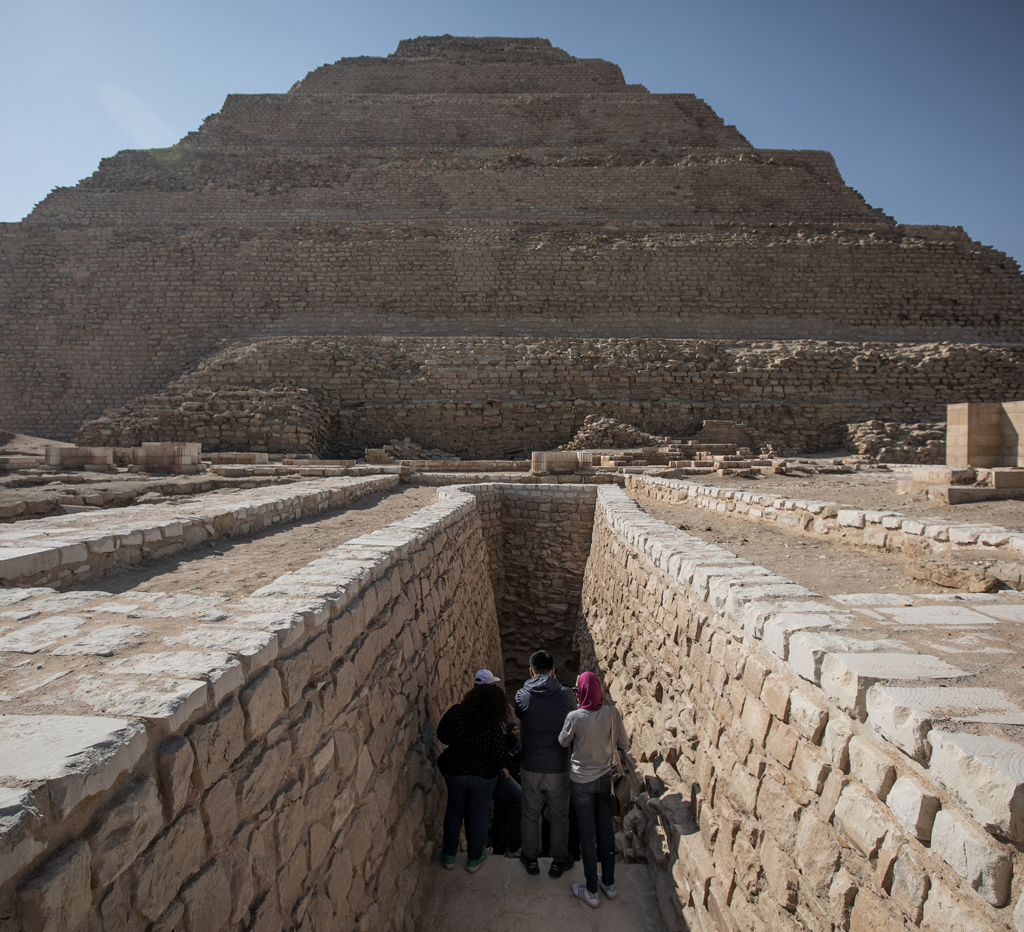 Egypt's oldest pyramid restored; Wisconsin Dells resorts closed; truck ...