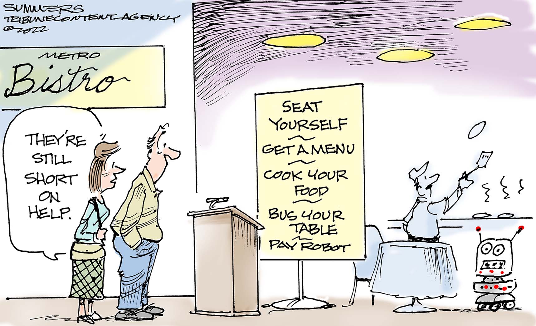 Editorial cartoon: Dana Summers on the work force