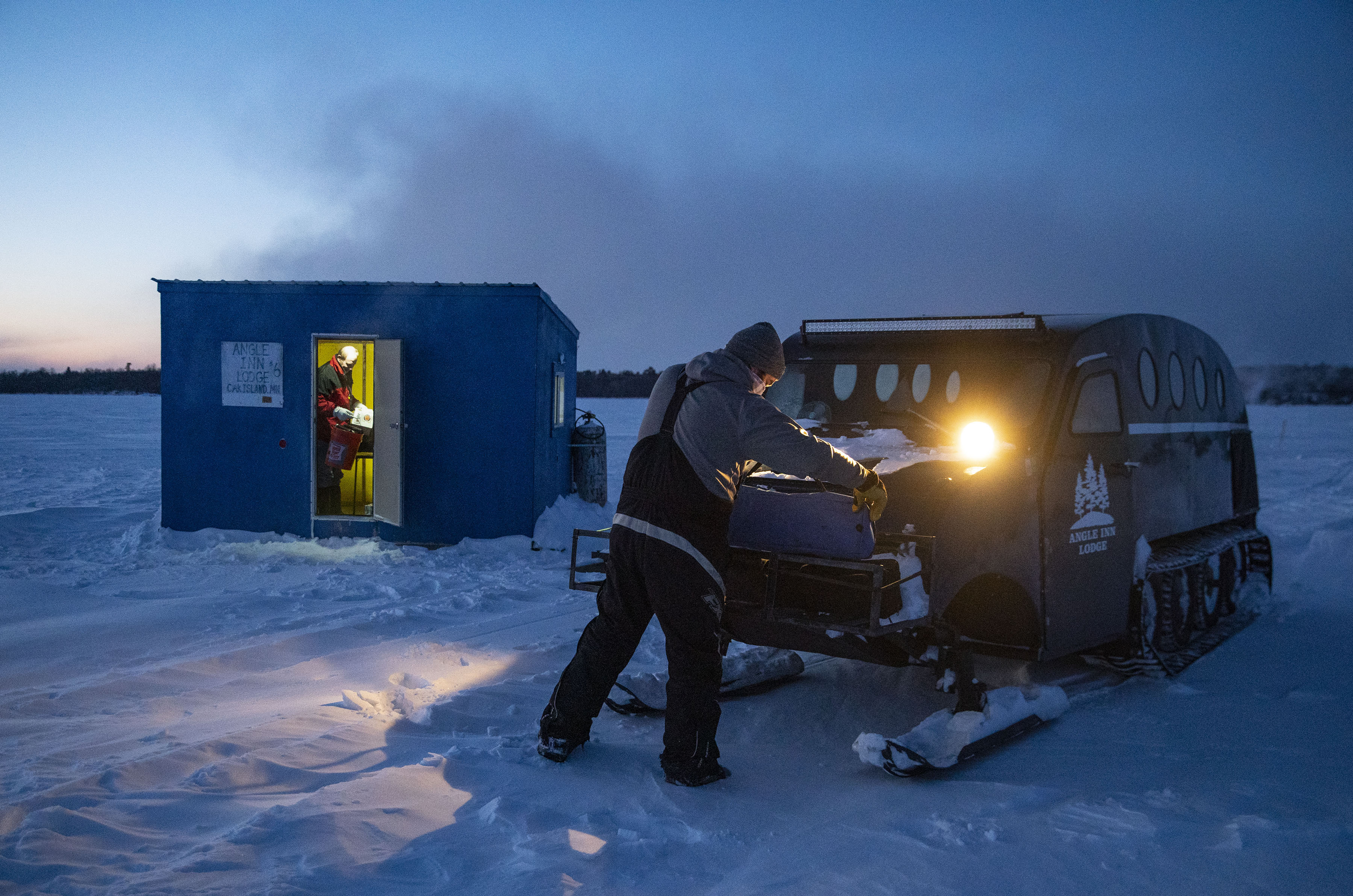 Ice road becomes a lifeline to Minnesota's Northwest Angle