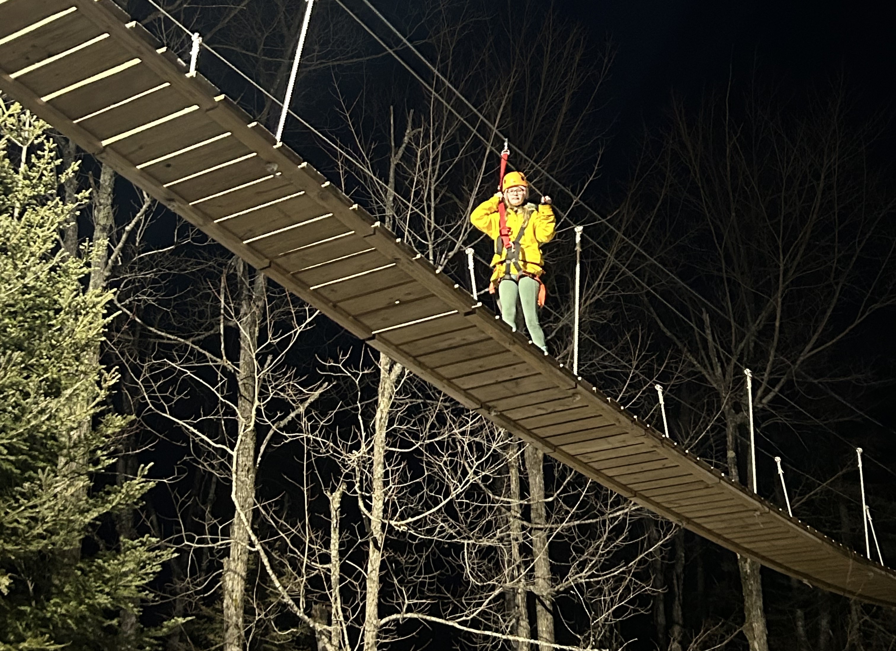Facing a Minnesota rite of passage: a ropes course