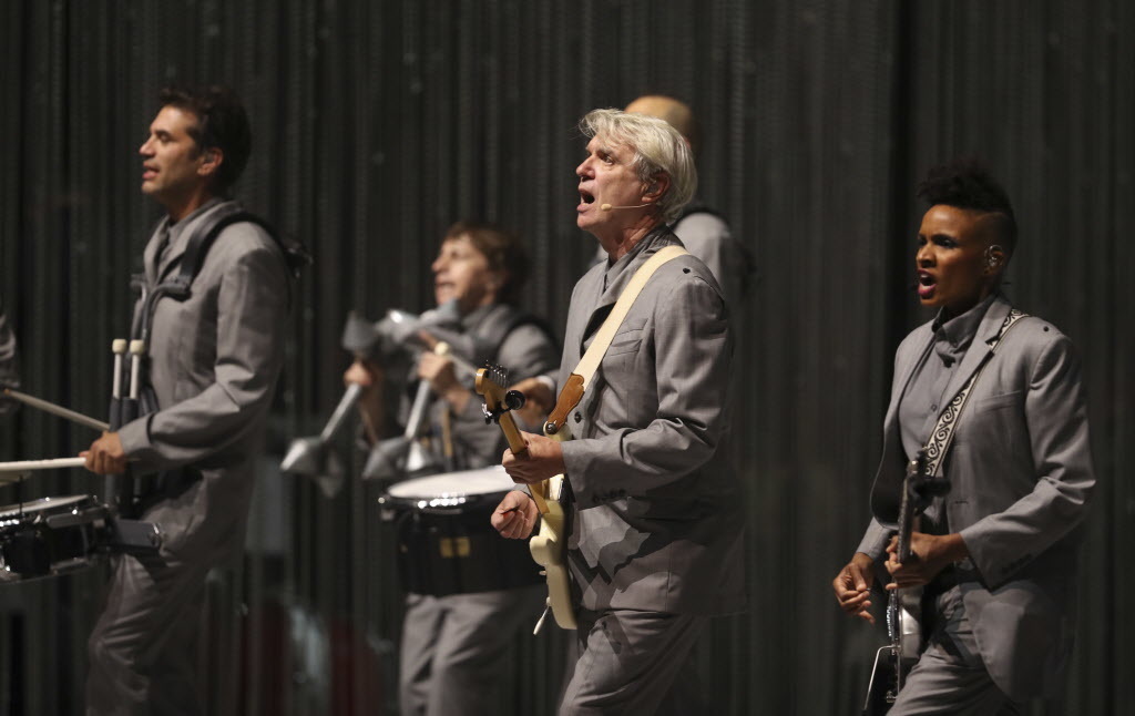 David Byrne sings about Philando Castile during his encore at the Orpheum