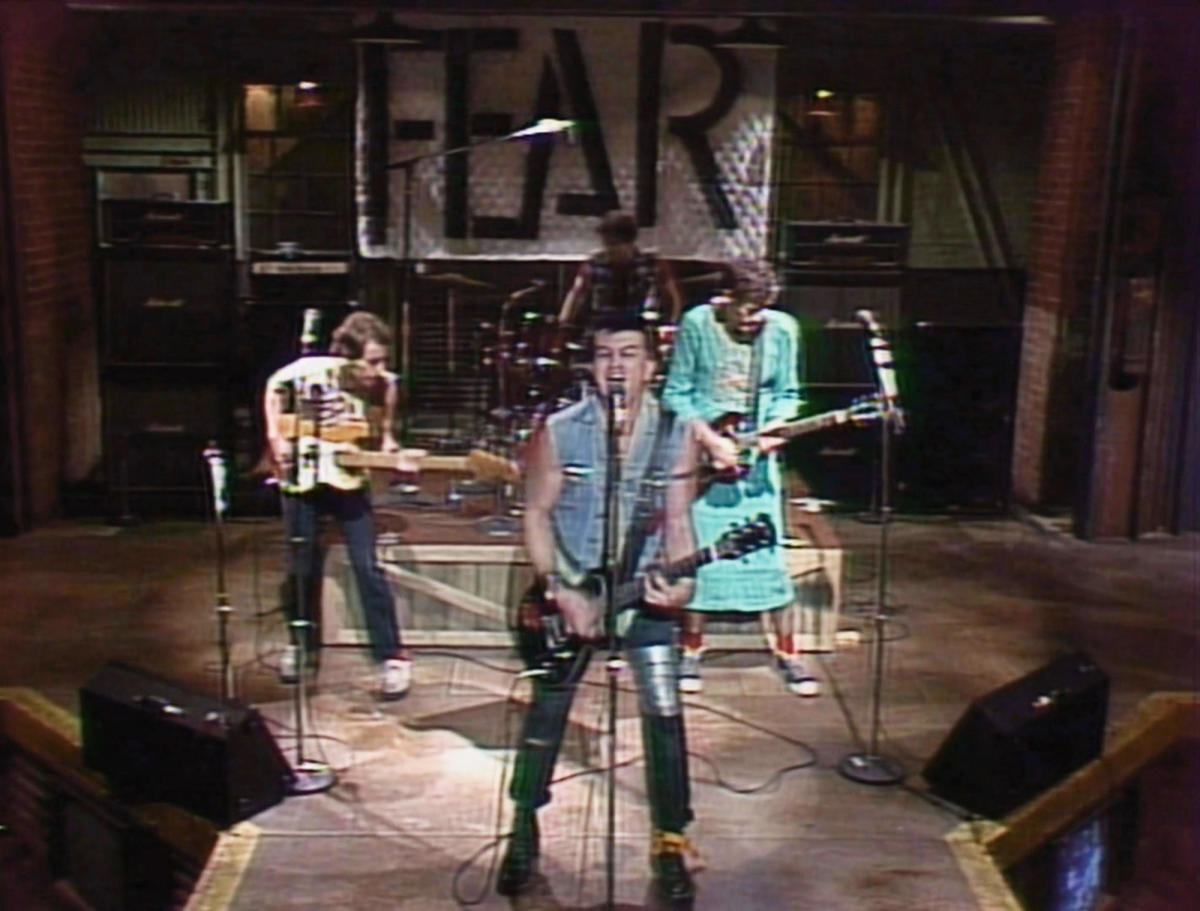 1980s Punk Band Fear Lee Ving