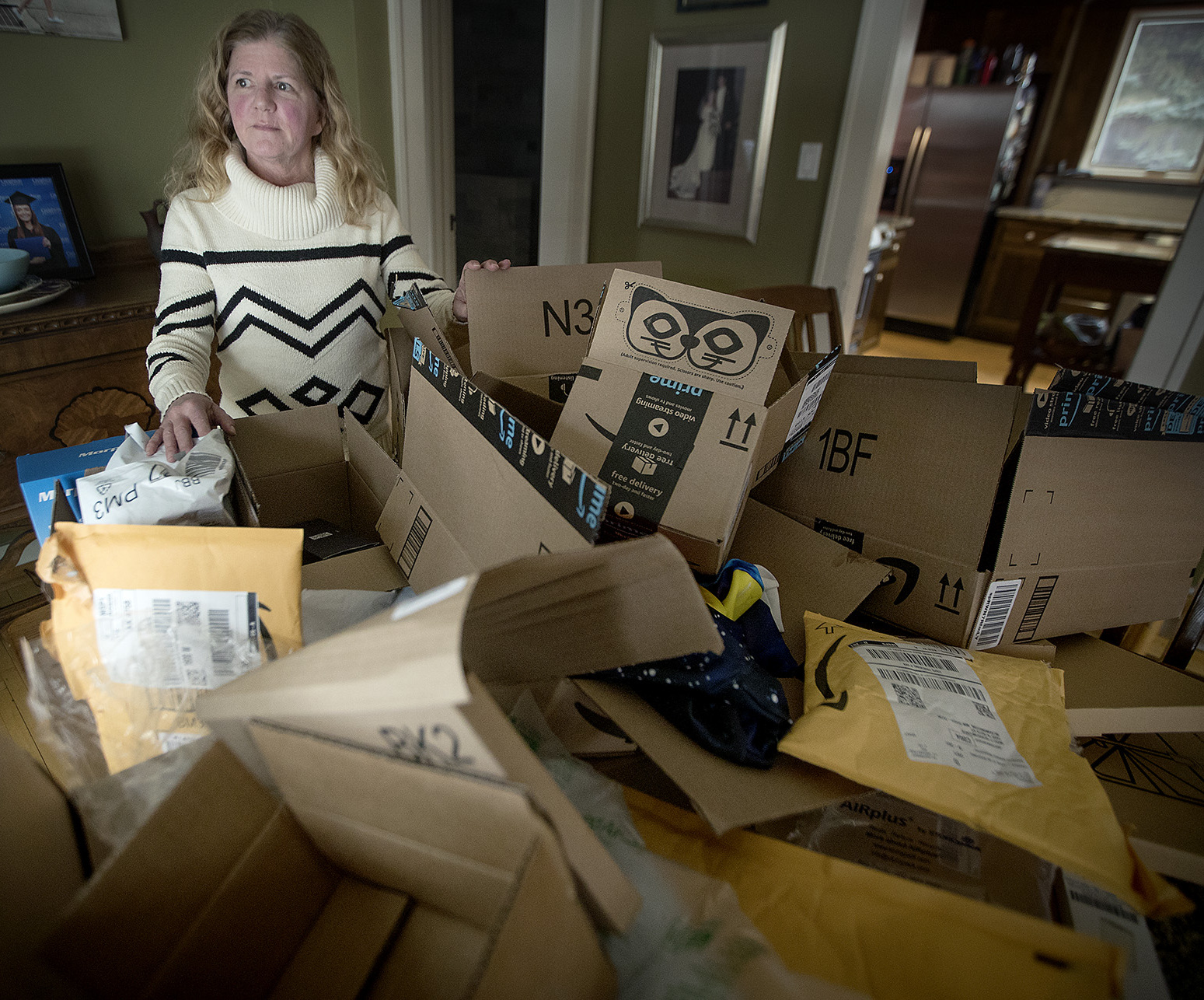 Unwanted Amazon packages keep arriving at a Bloomington family's home