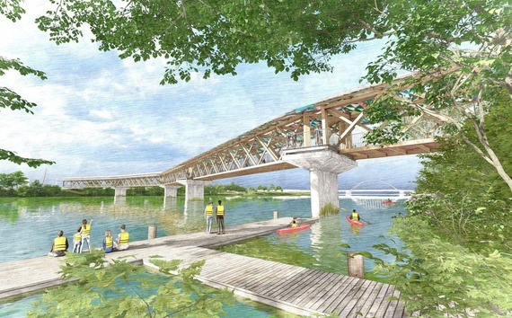 Residents see many benefits from pedestrian bridge over Mississippi ...