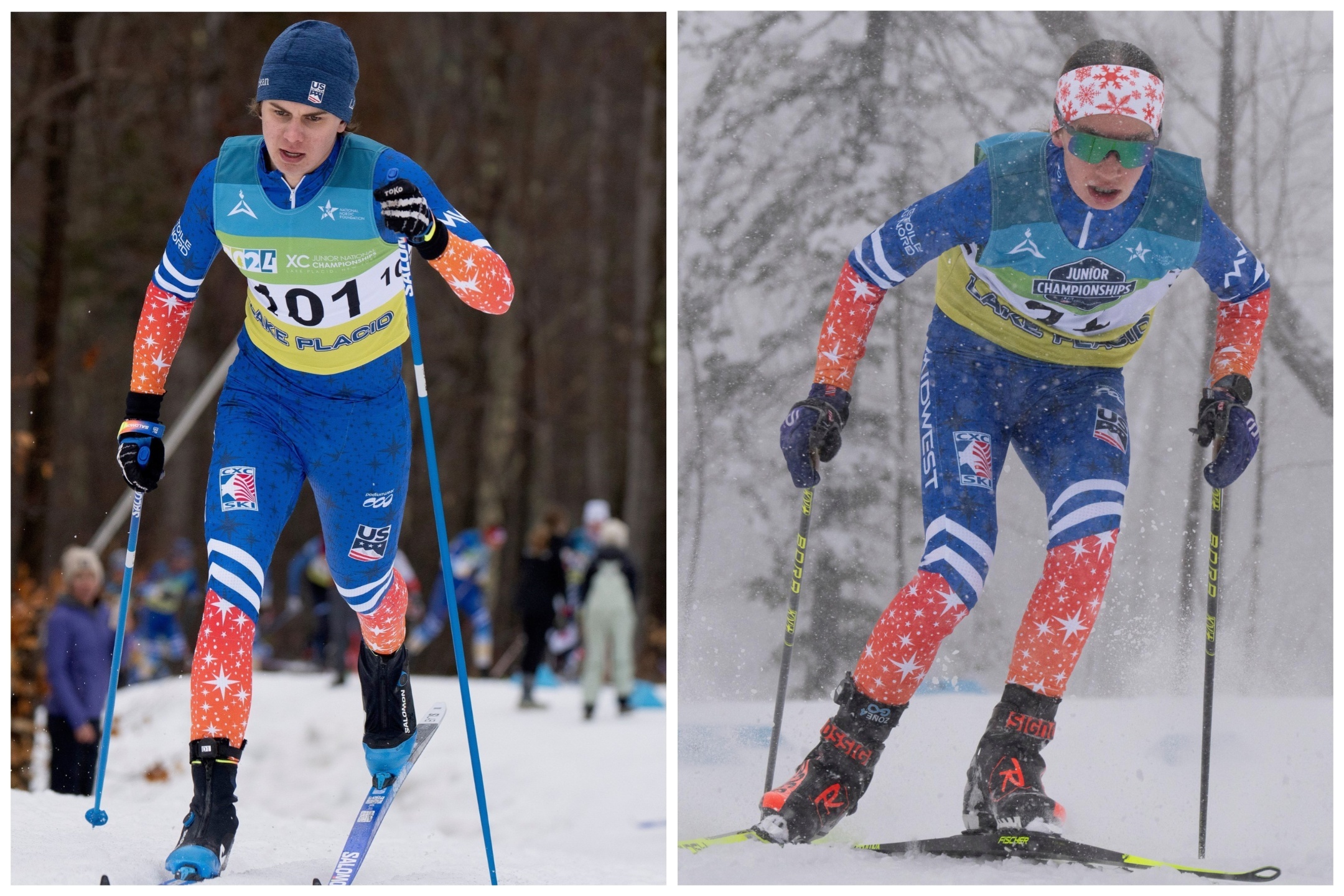 State champions Logan Drevlow and Linnea Ousdigian excel on national stage