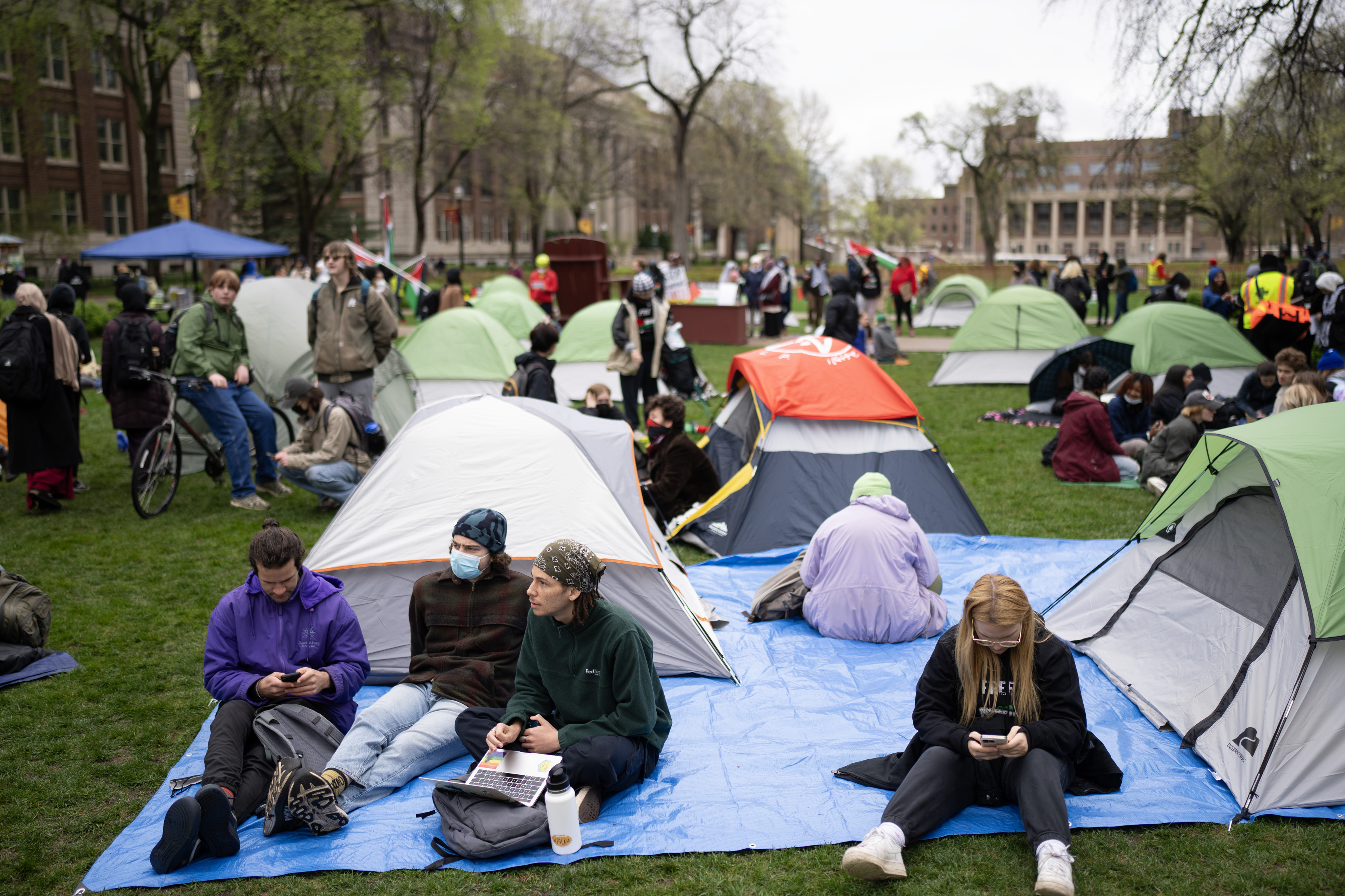 Another pro-Palestinian protest camp goes up at University of Minnesota
