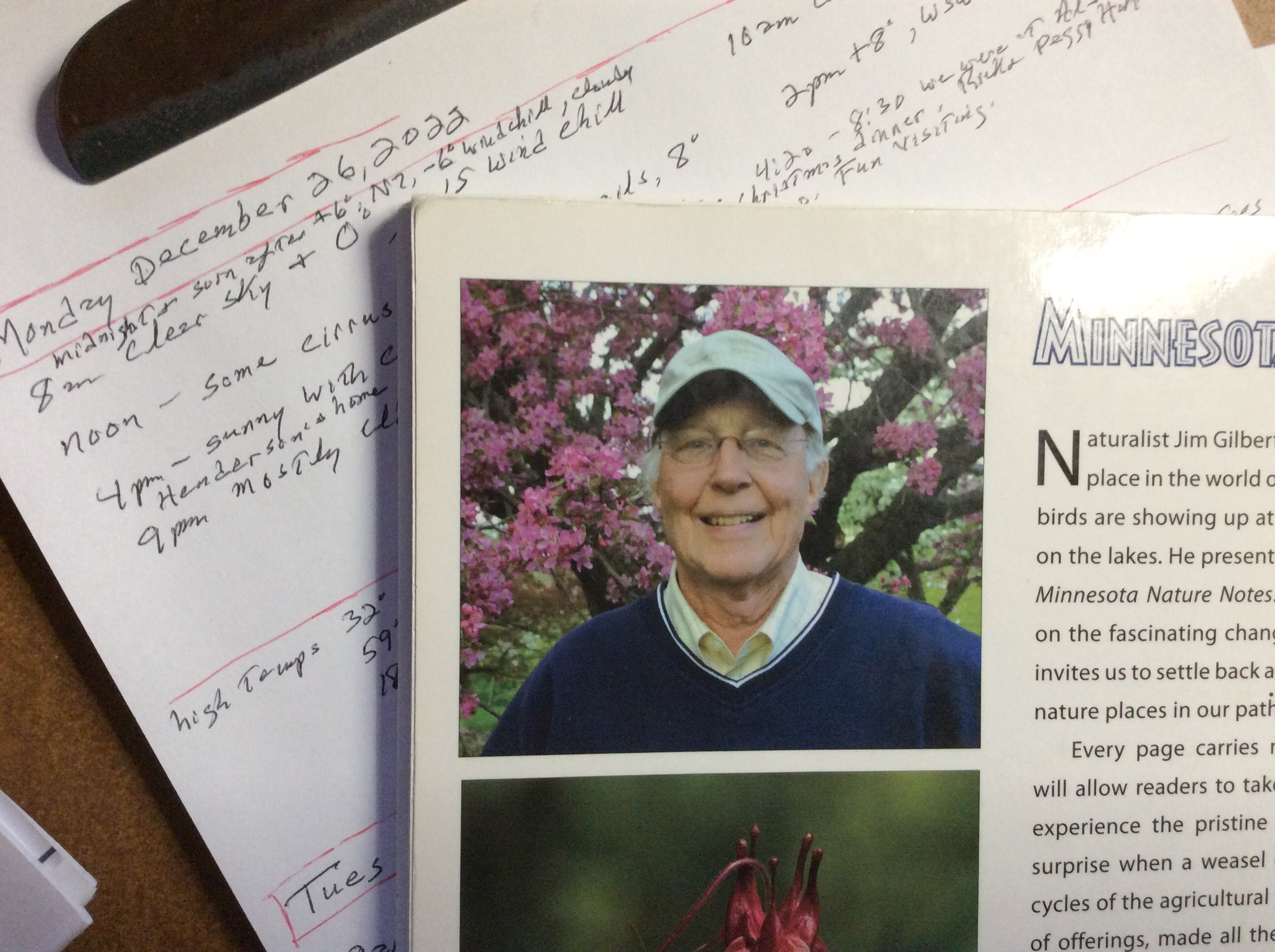 Always a teacher: Ending a long season of Jim Gilbert's Nature Notes