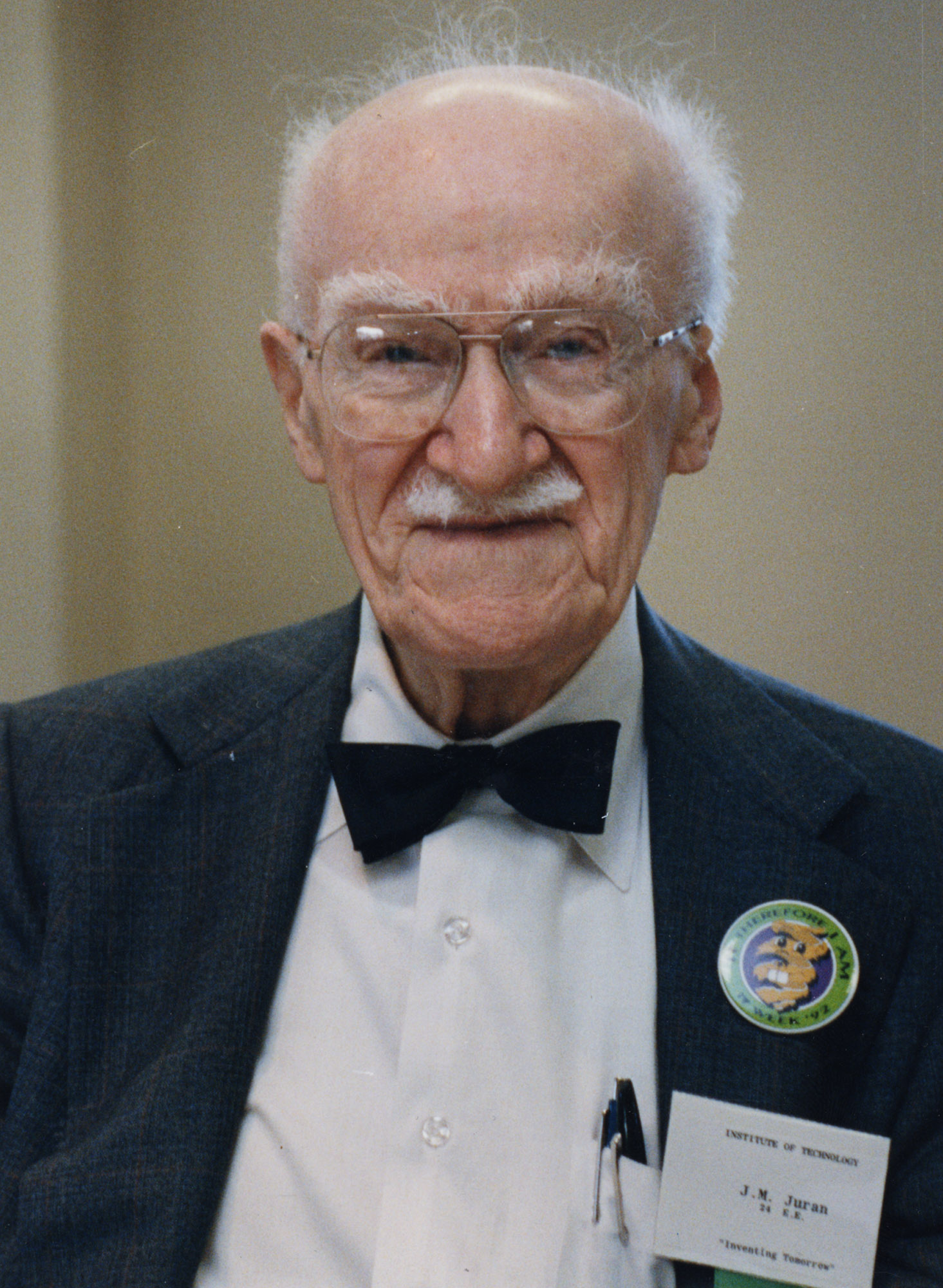 Joseph Juran, expert on quality and efficiency, dies at 103